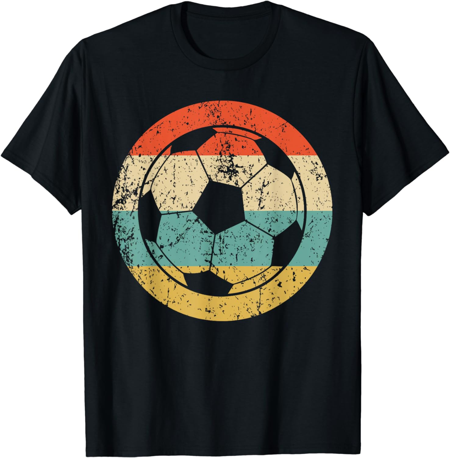 Soccer Retro Soccer Ball T-Shirt - Walmart.com