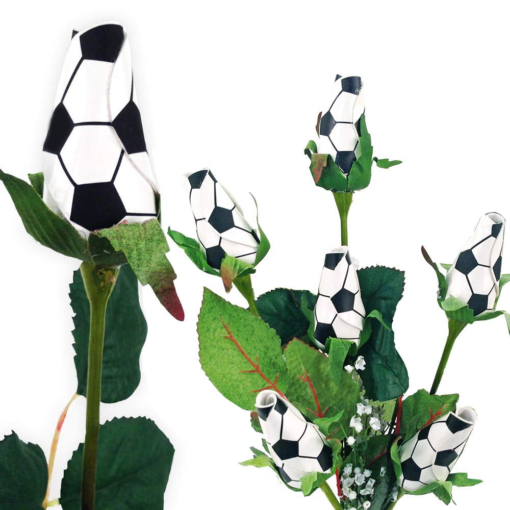 Soccer Rose (Pack of 6) - Handmade - Walmart.com