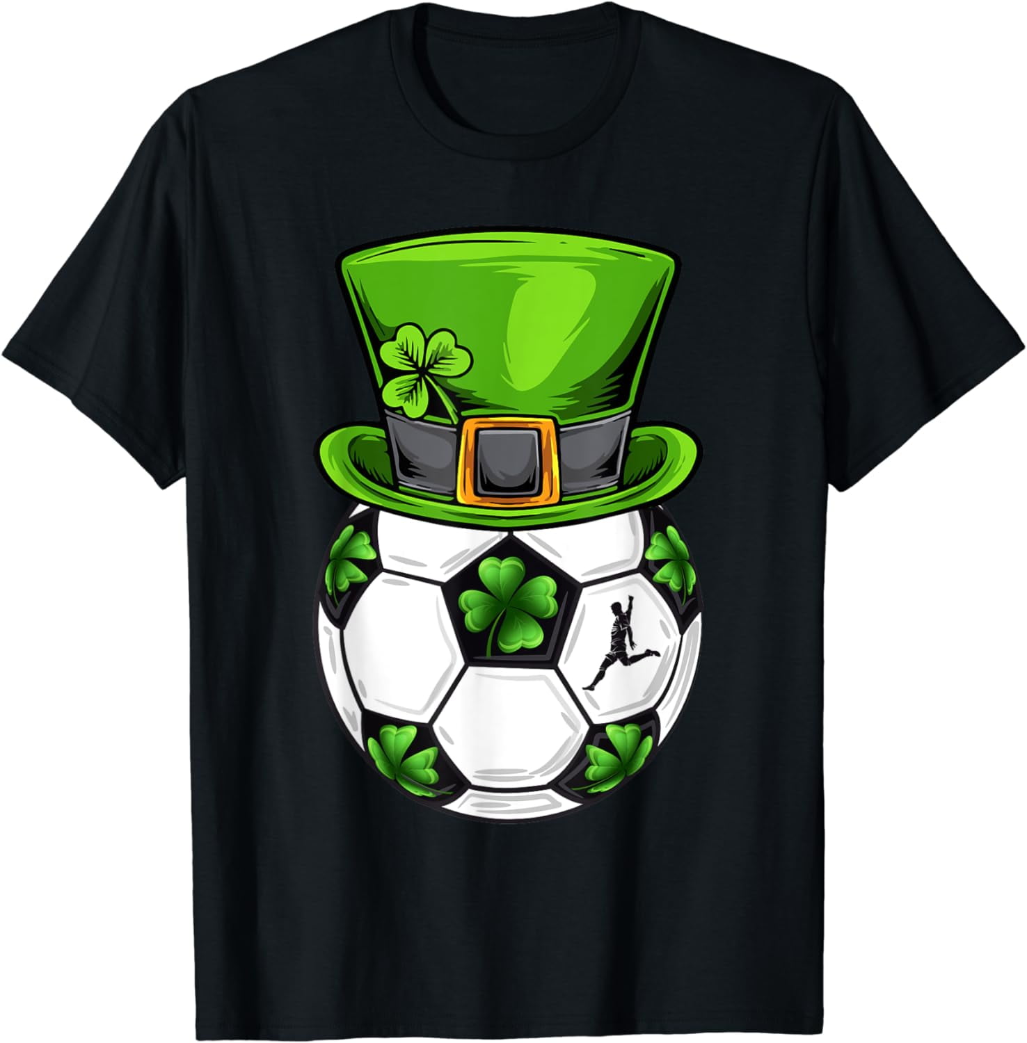 Soccer Shamrock Leprechaun St Patricks Day Boys Kids Sports T-Shirt - Walmart.com