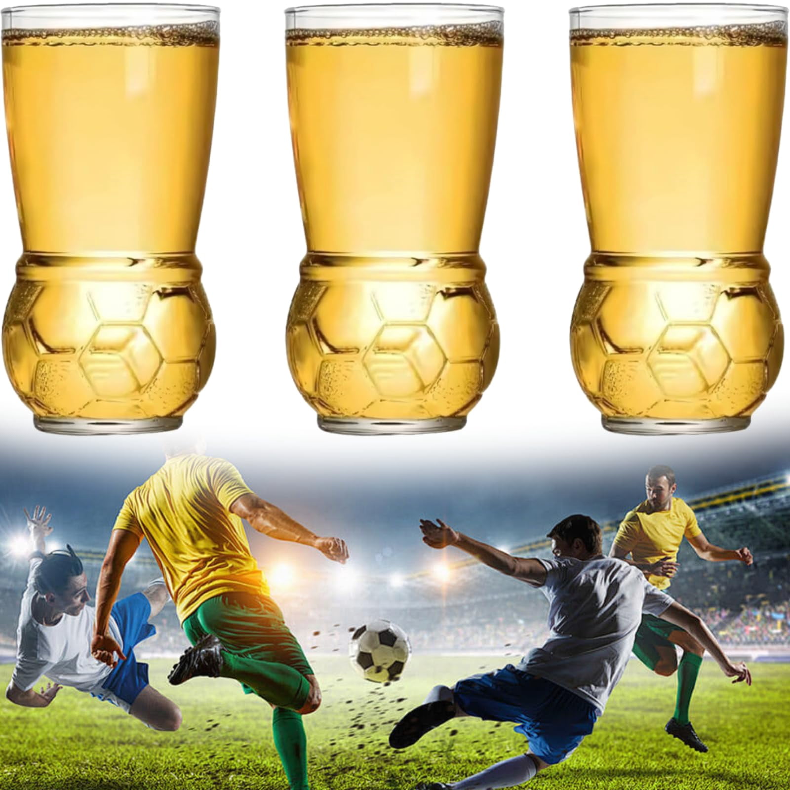 Soccer Shaped Craft Beer Glass, Contest 2026 Sports Themed Drinking ...