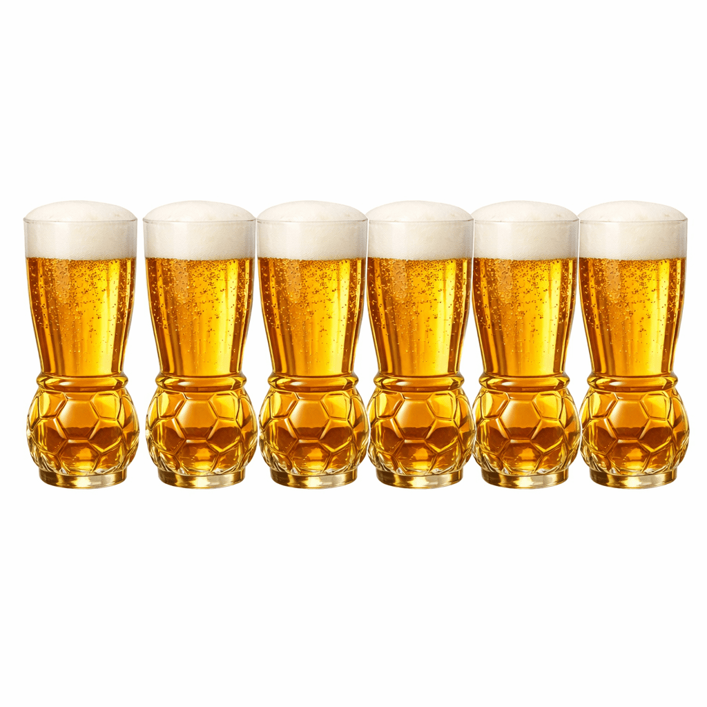 Soccer Shaped Craft Beer Glass, Novelty Soccer Ball Drinking Glass for ...