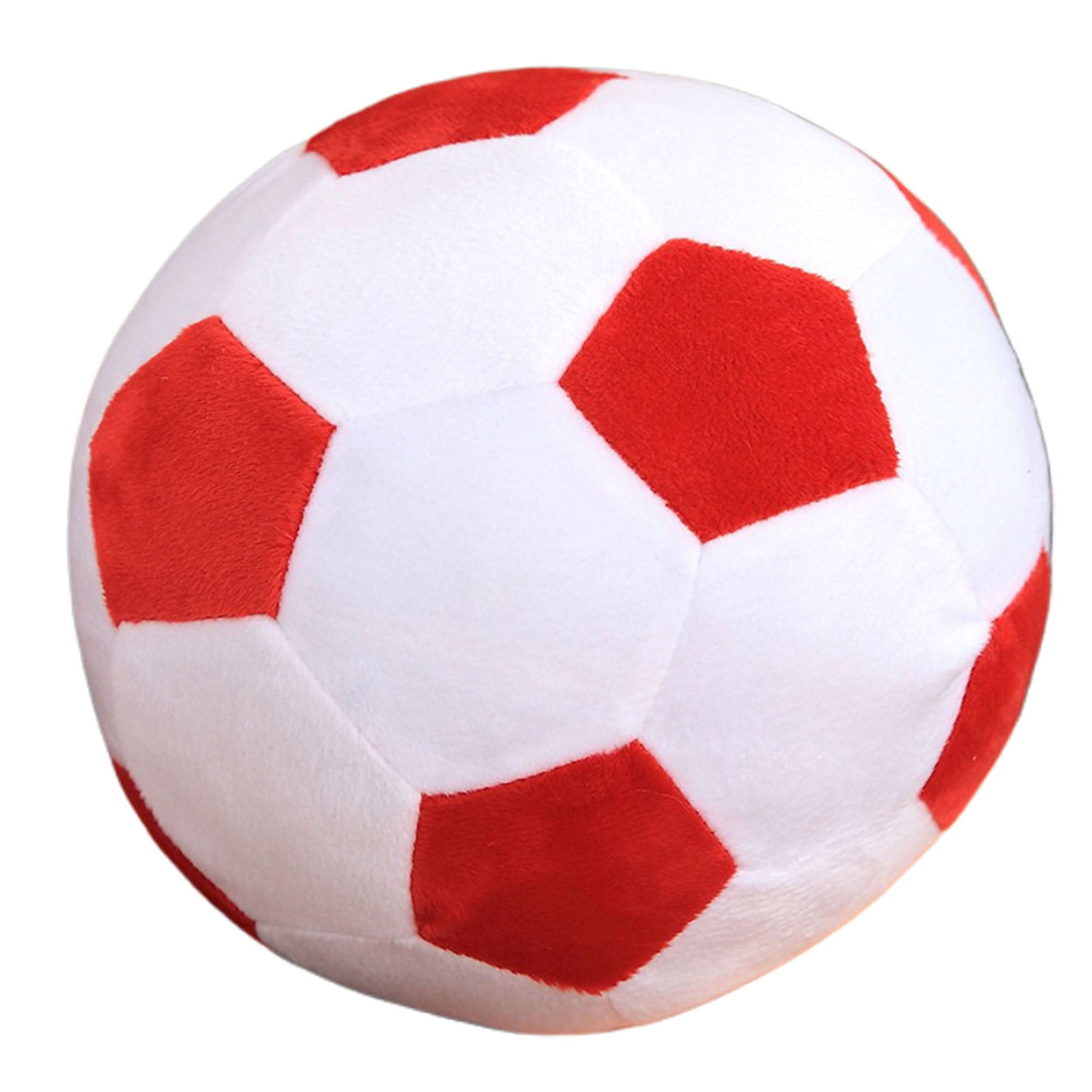 Soccer Shaped Plush Toy Soft Stuffed Ball Pillow Gift for Kids Boy ...