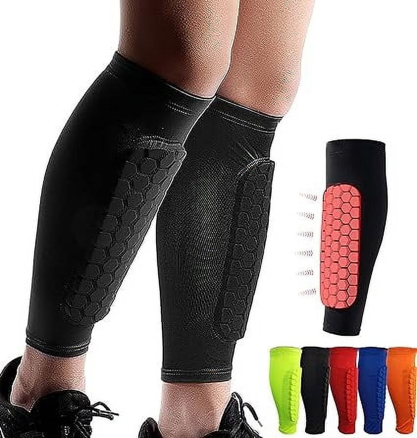 Soccer Shin Guards Shin Pads for Kids Youth Adult, Calf Compression ...
