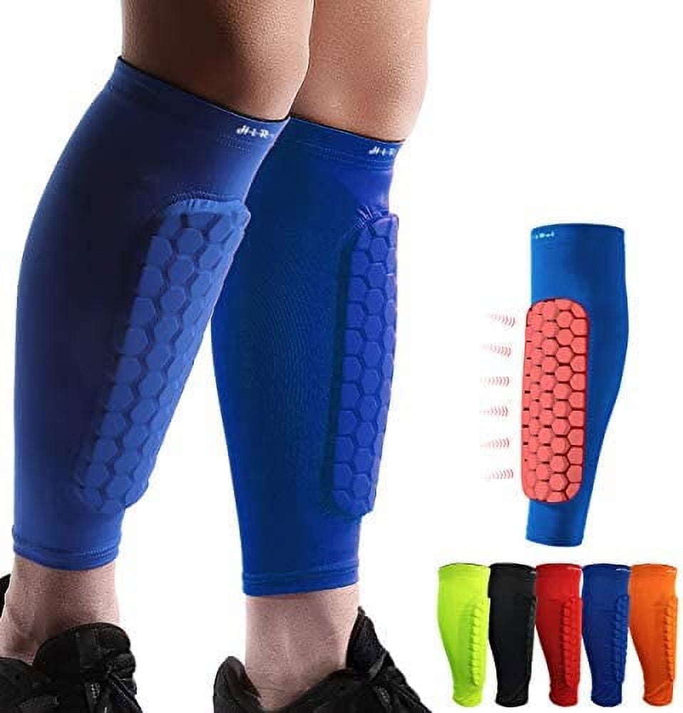 Soccer Shin Guards Shin Pads for Youth Adult, Calf Compression Sleeve ...