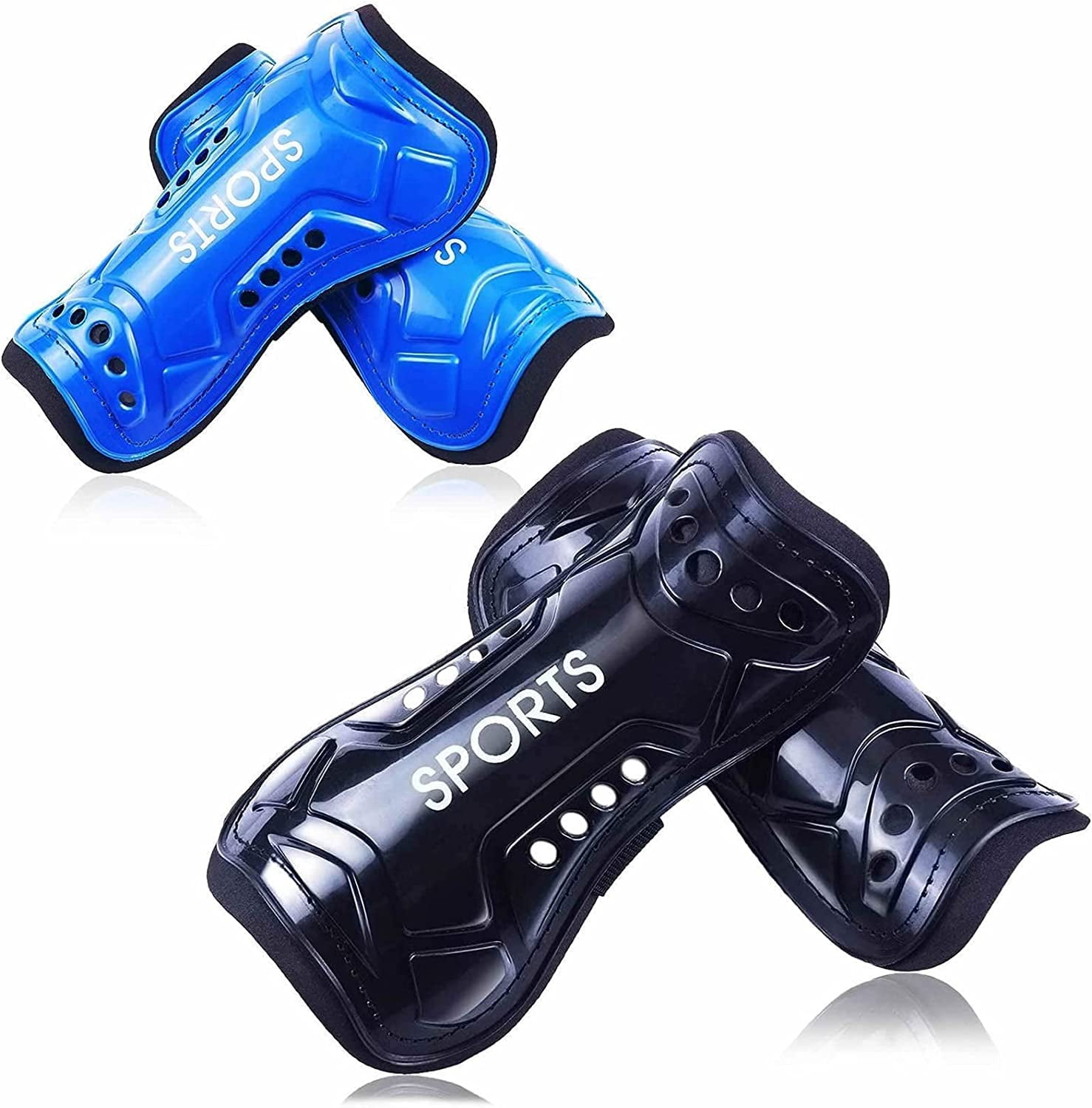 Soccer Shin Guards for Youth Kids Toddler, Protective Soccer Shin Pads ...