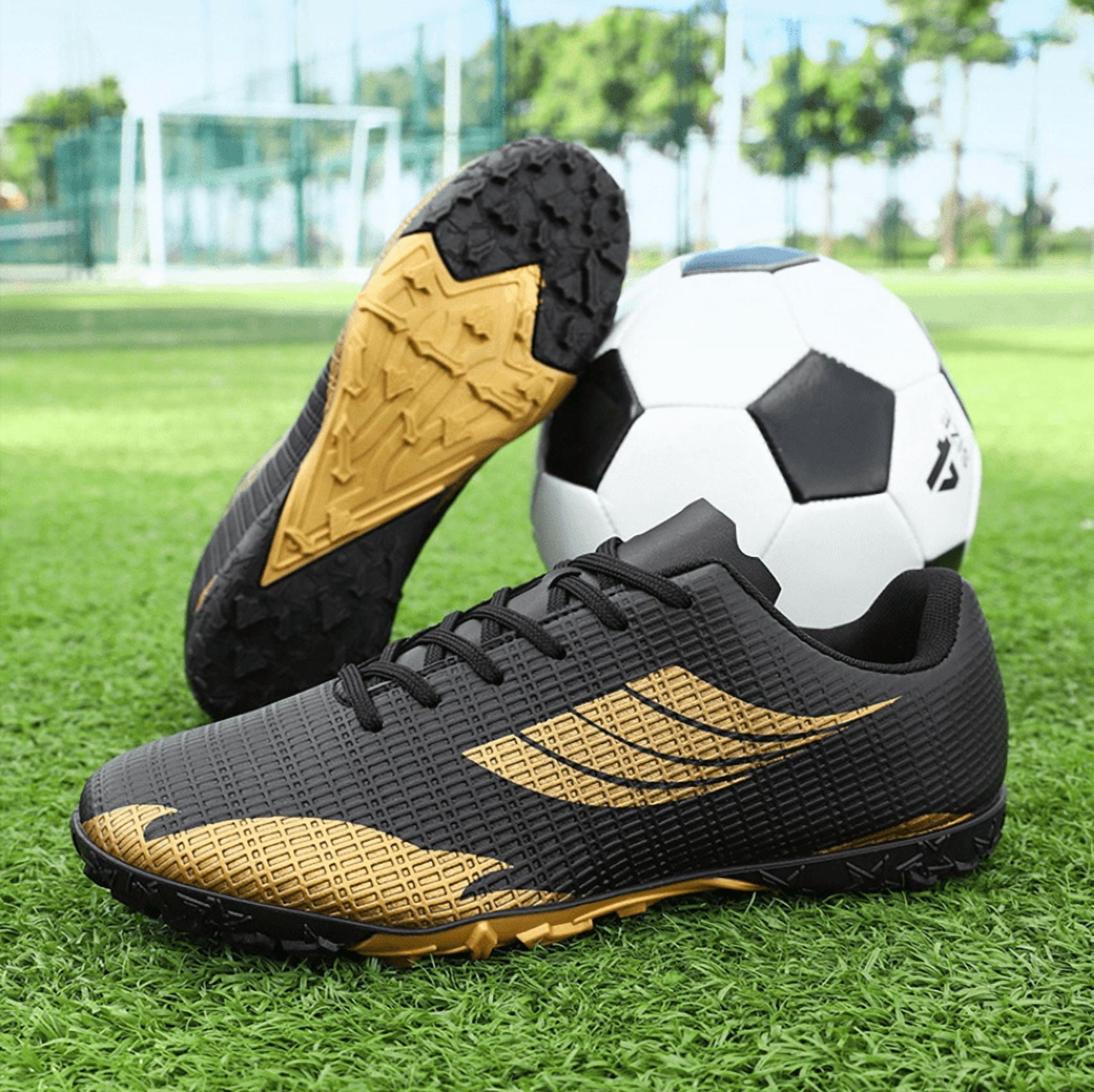 Soccer Shoes for Outdoor Use - Fits Kids, Women & Men | Ideal for Firm ...