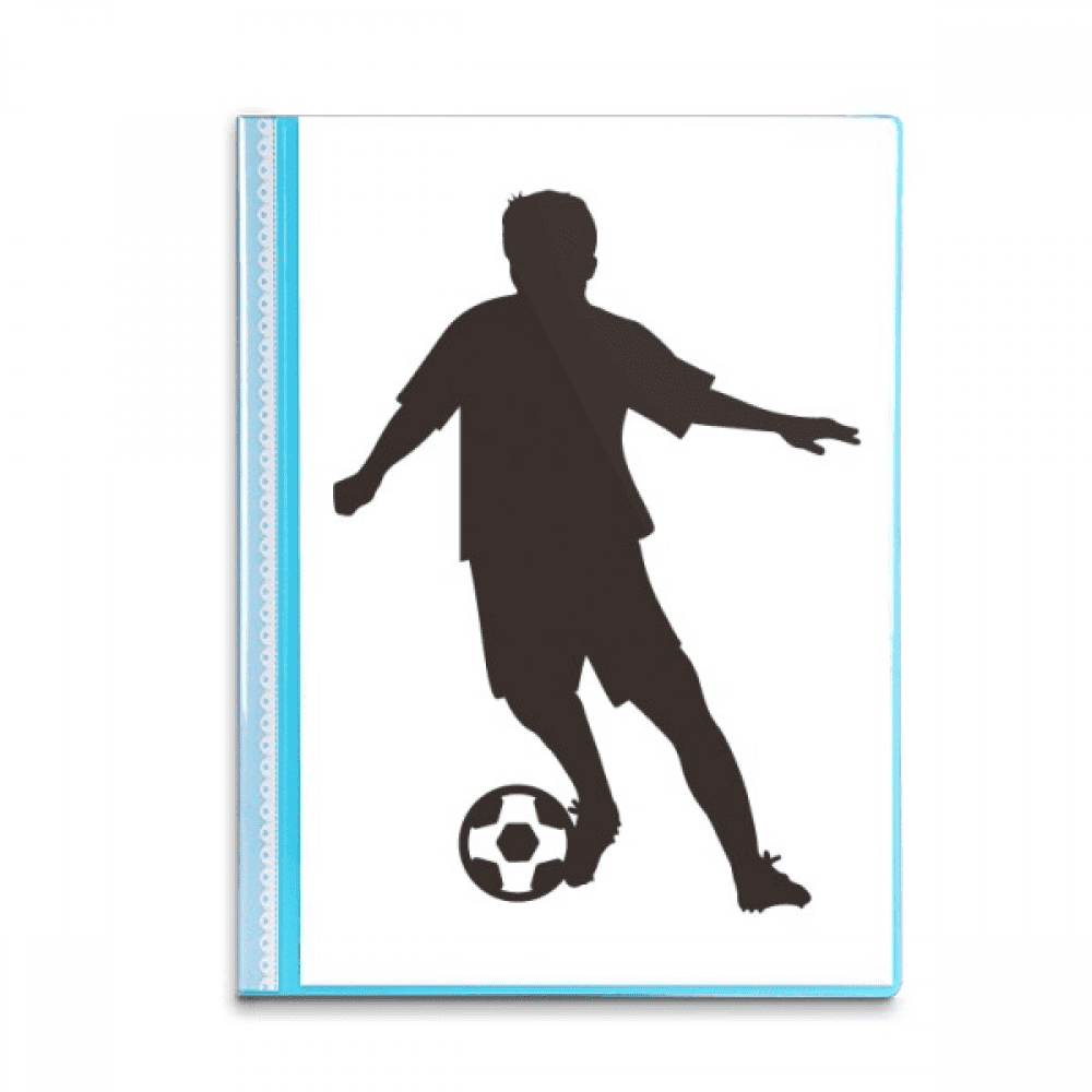 Soccer Sports football FOutline Book Sheet Protectors Portfolio Binder ...