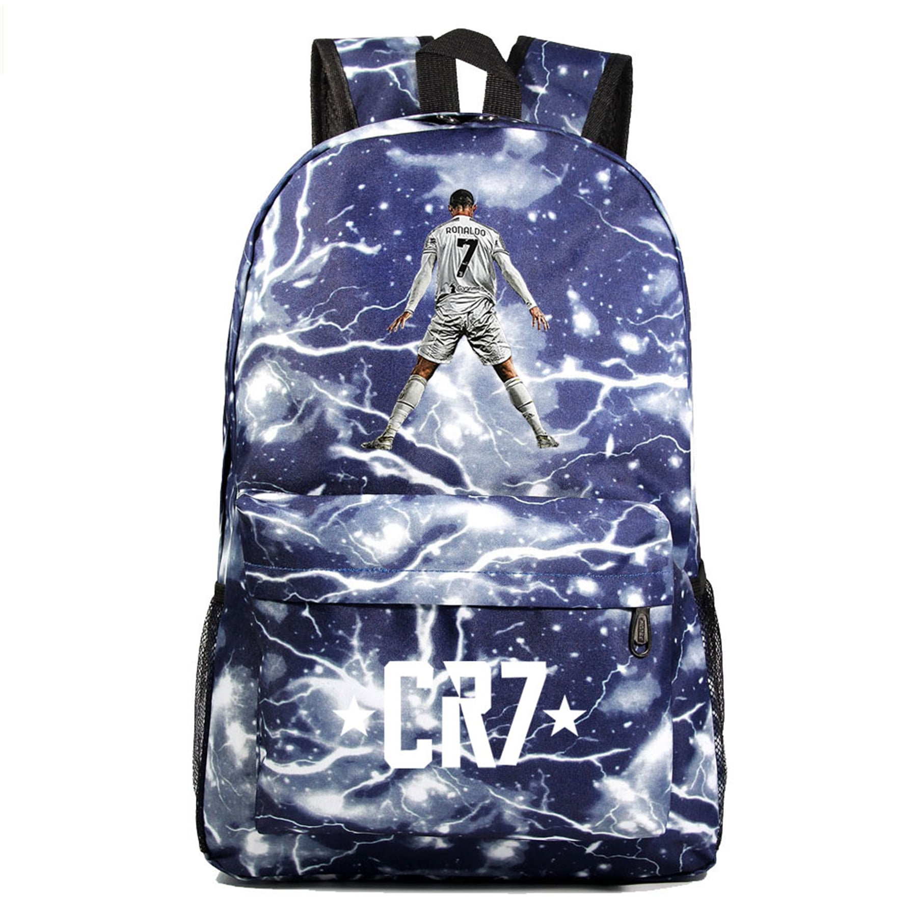 Soccer Star Cristiano Ronaldo Backpack CR7 Graphic Knapsack Teen ...