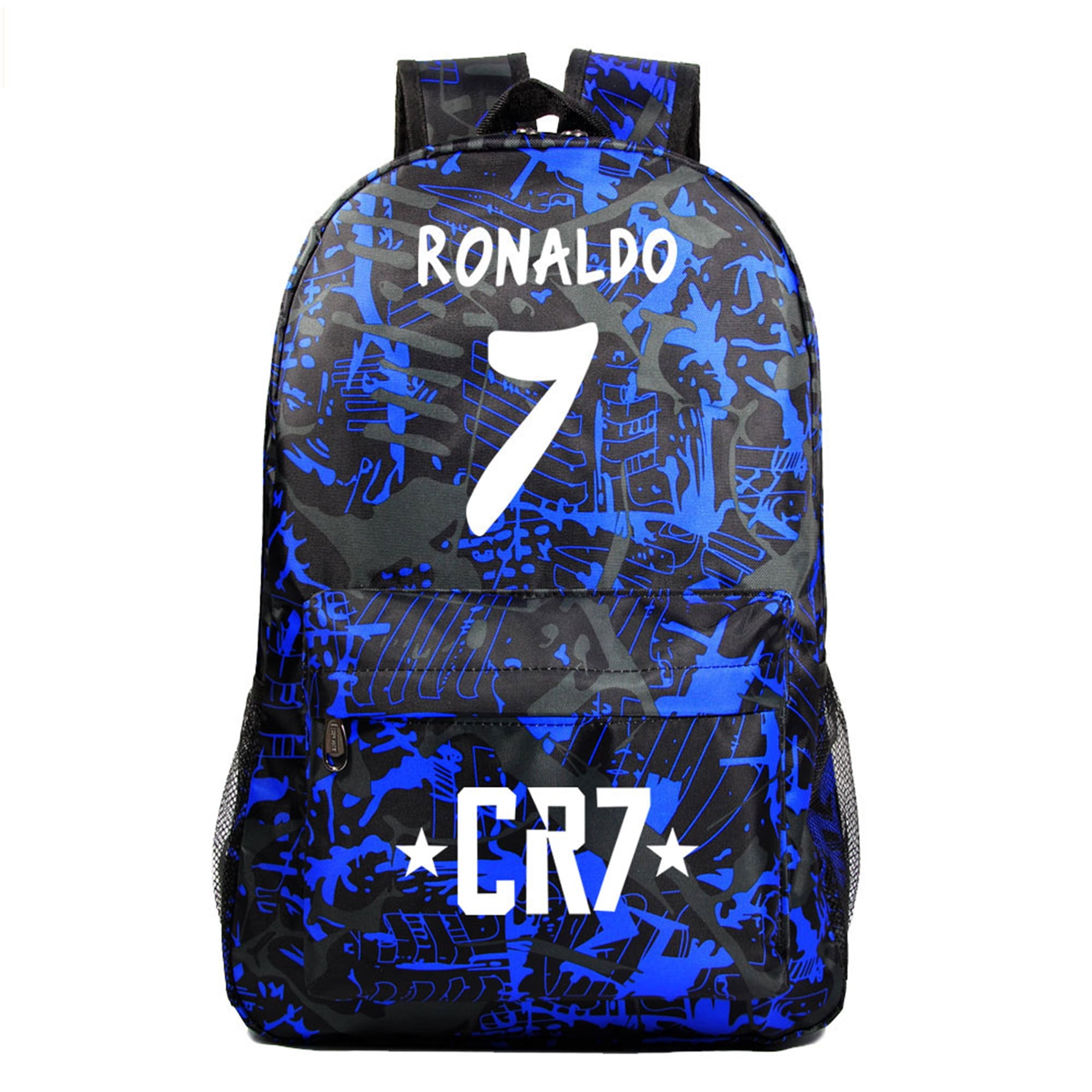 Soccer Star Cristiano Ronaldo Backpack-Casual Daypack Large Laptop ...