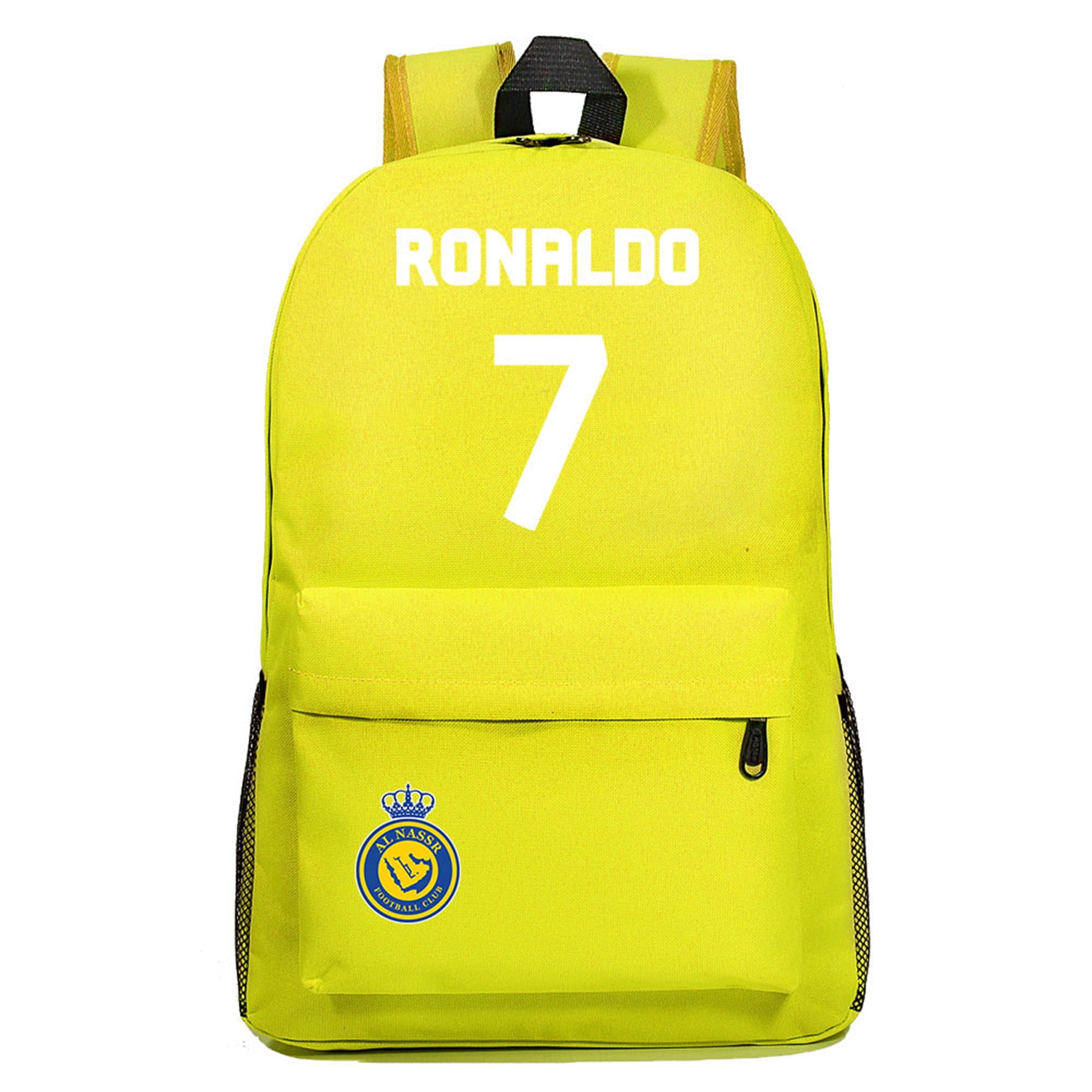 Soccer Star Cristiano Ronaldo Backpack-Student School Bag CR7 Bookbag ...
