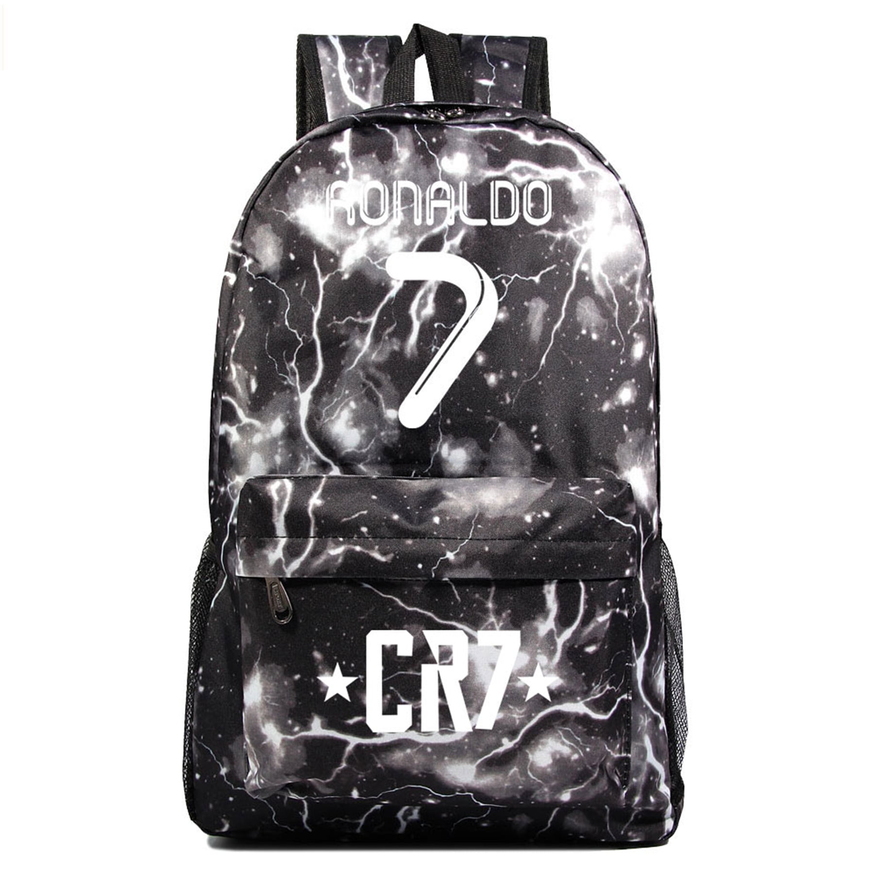 Soccer Star Cristiano Ronaldo Backpack-Students Waterproof Schoolbag ...