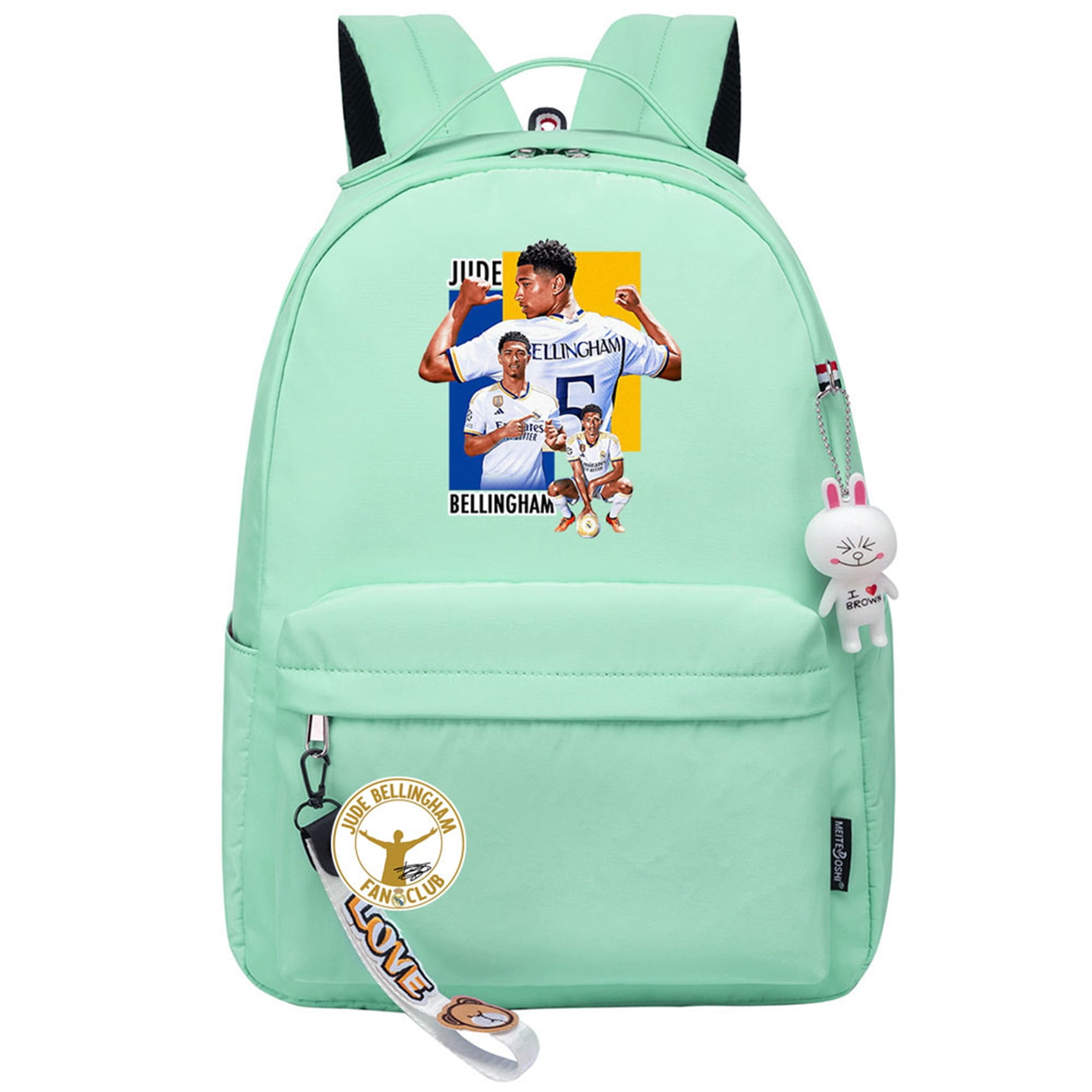 Soccer Star Jude Bellingham Backpack Lightweight Casual Daypack ...