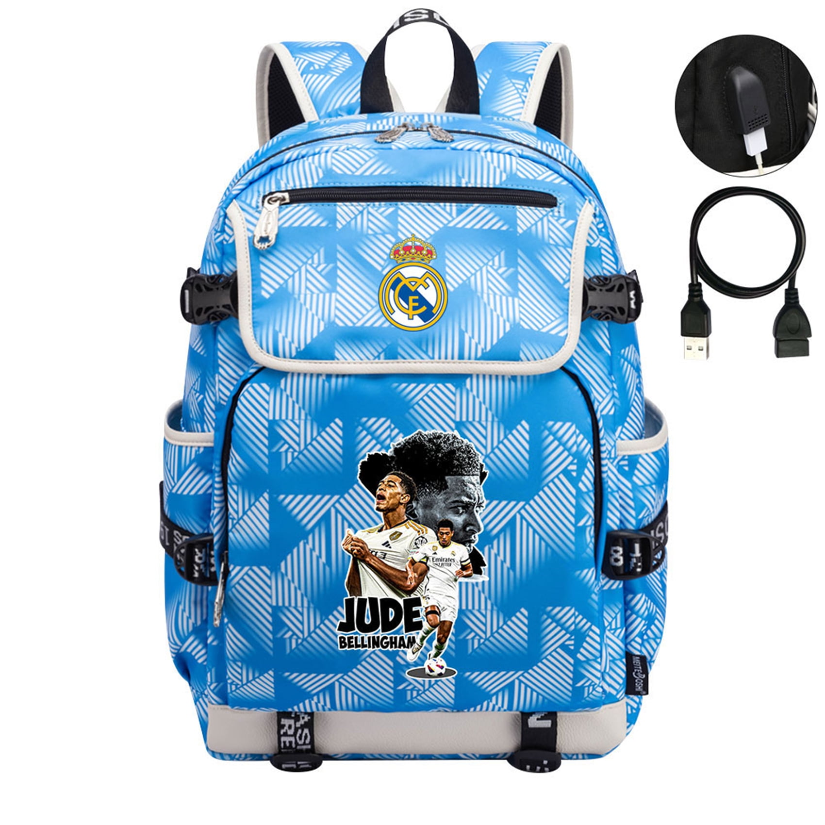 Soccer Star Jude Bellingham Backpack-Multifunction Travel Laptop ...