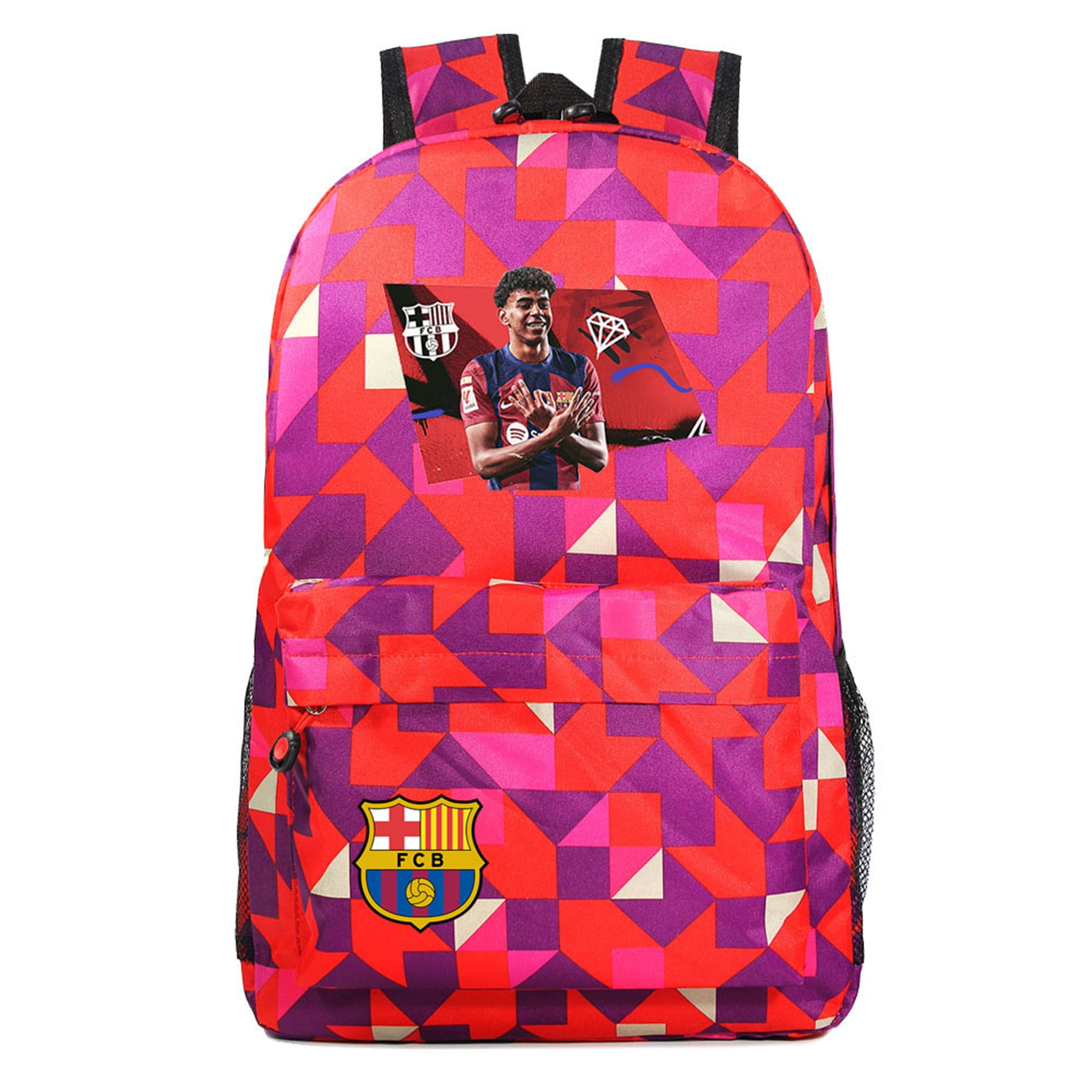 Soccer Star Lamine Yamal Backpack Lightweight Casual Daypack Canvas ...