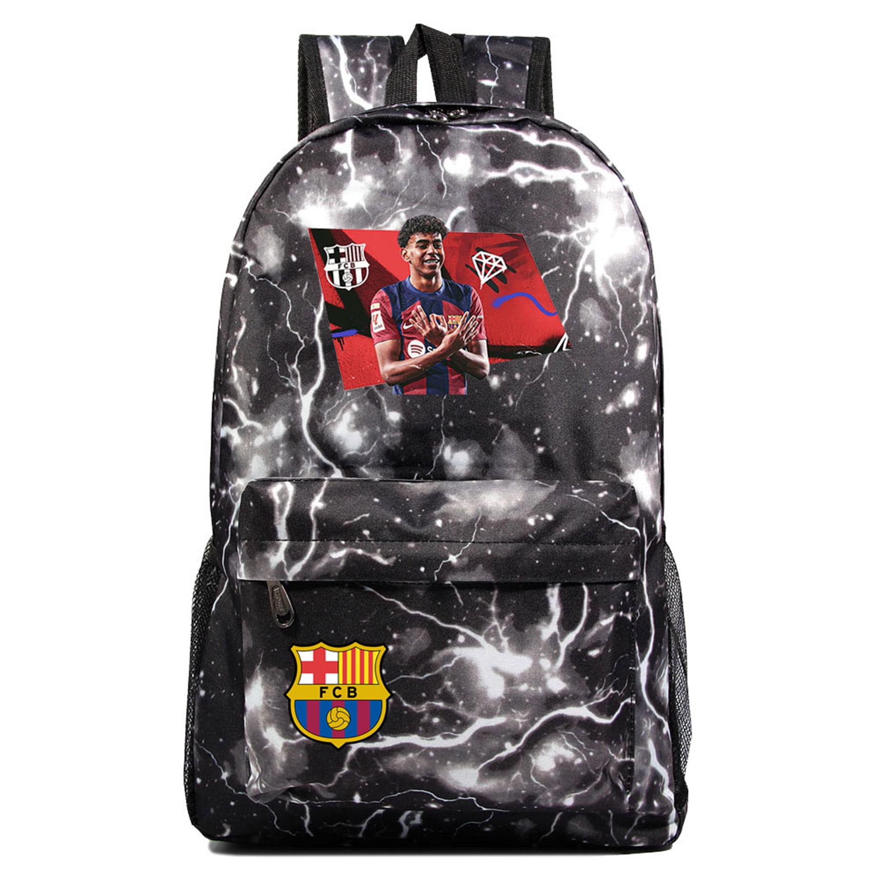 Soccer Star Lamine Yamal Backpack Lightweight Casual Daypack Canvas ...