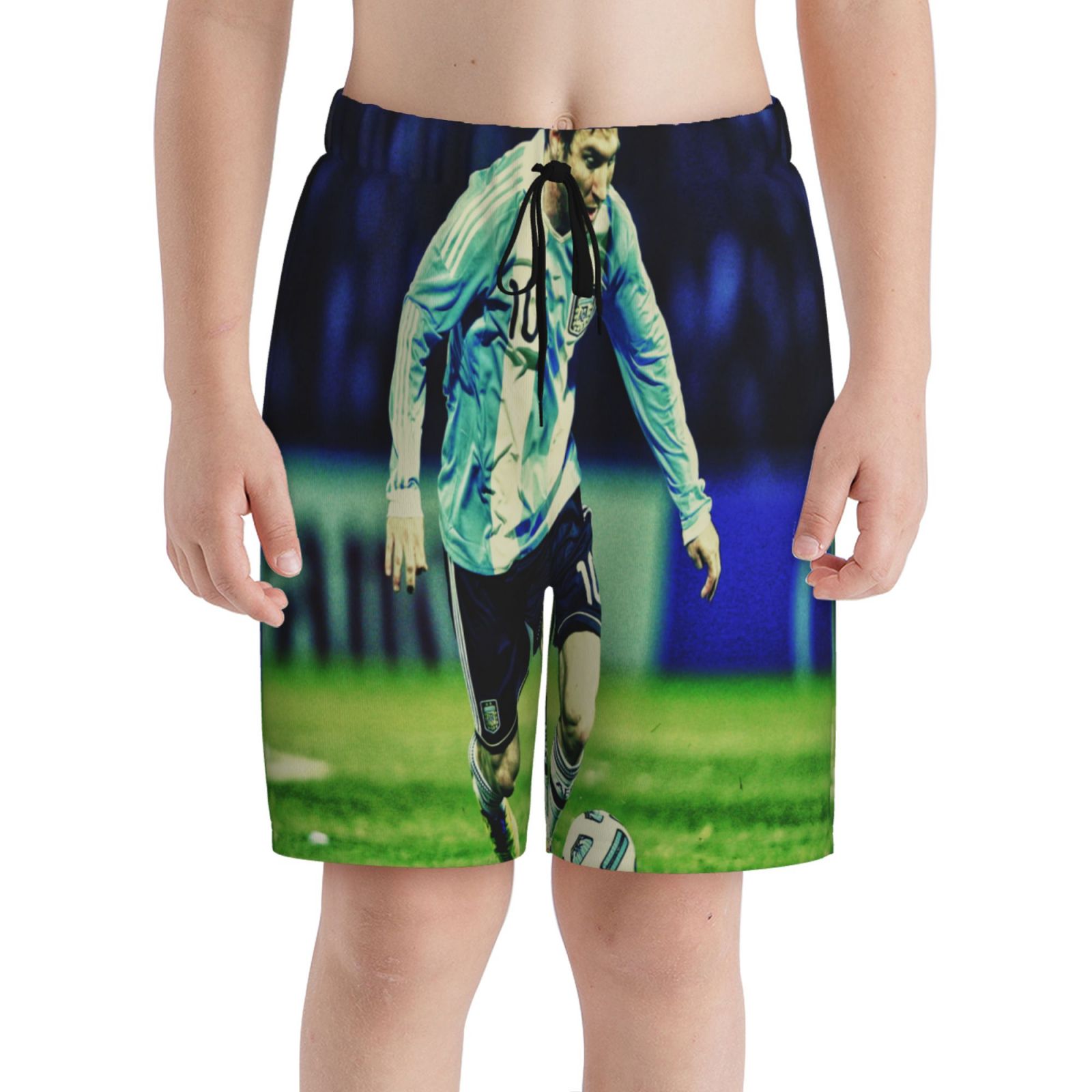 Soccer Star Lionel Messi Quick Dry Swim Trunks With Pockets and ...