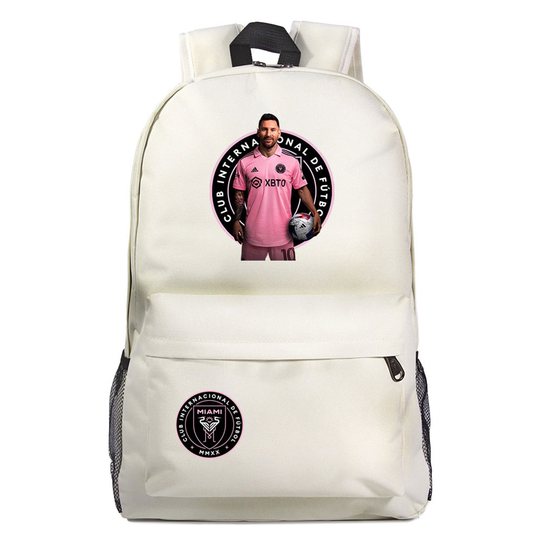 Soccer Star Messi_10 Graphic Backpack-Lightweight Canvas Daypack Large ...