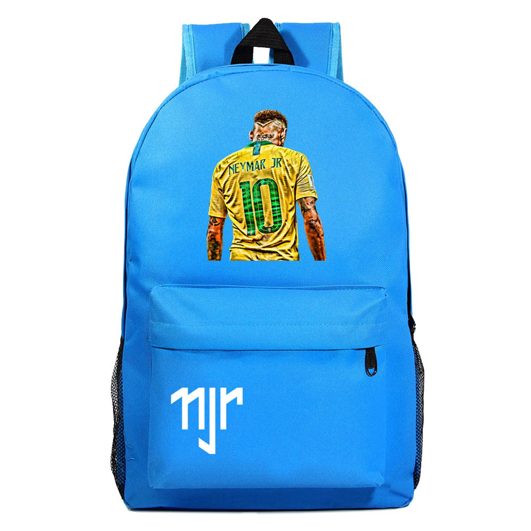 Soccer Star Neymar School Backpack-Soccer Star Graphic Travel Knapsack ...