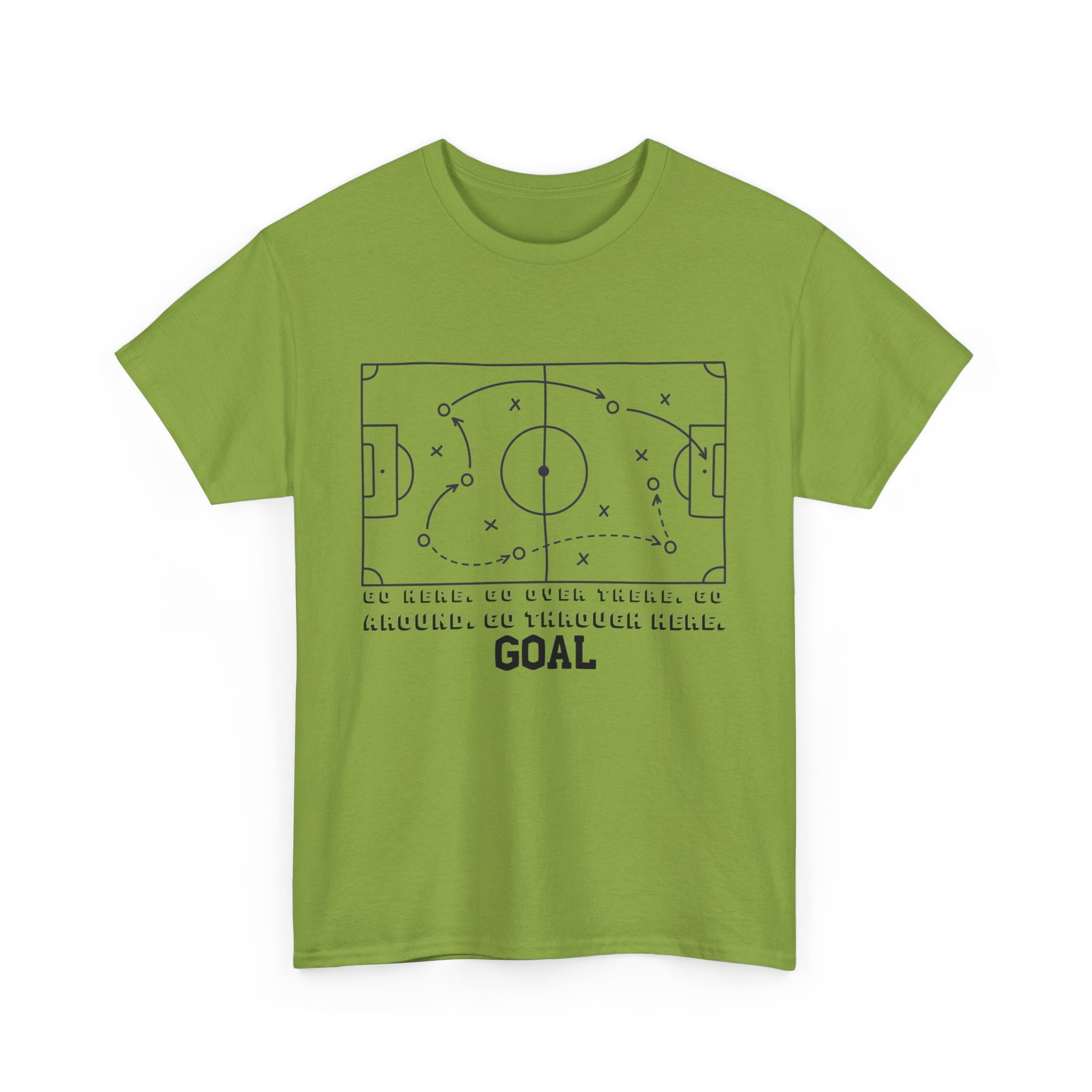 Soccer T-shirt Goal Map Gift for Athlete, Olympics Fan, Sports Lover ...