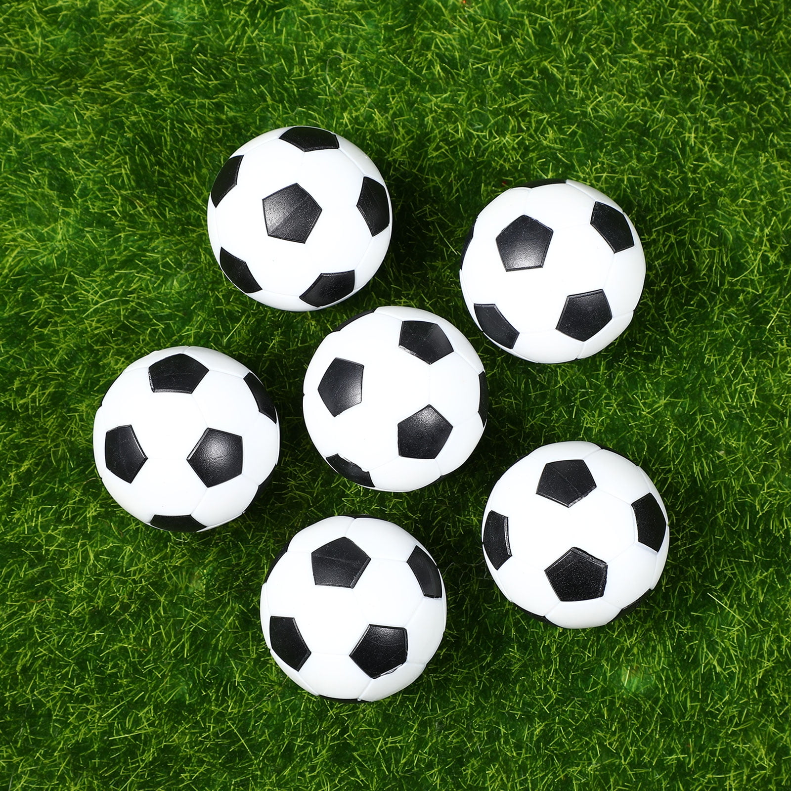 Soccer Table Balls Official Tabletop Black White Mini Replacements ...