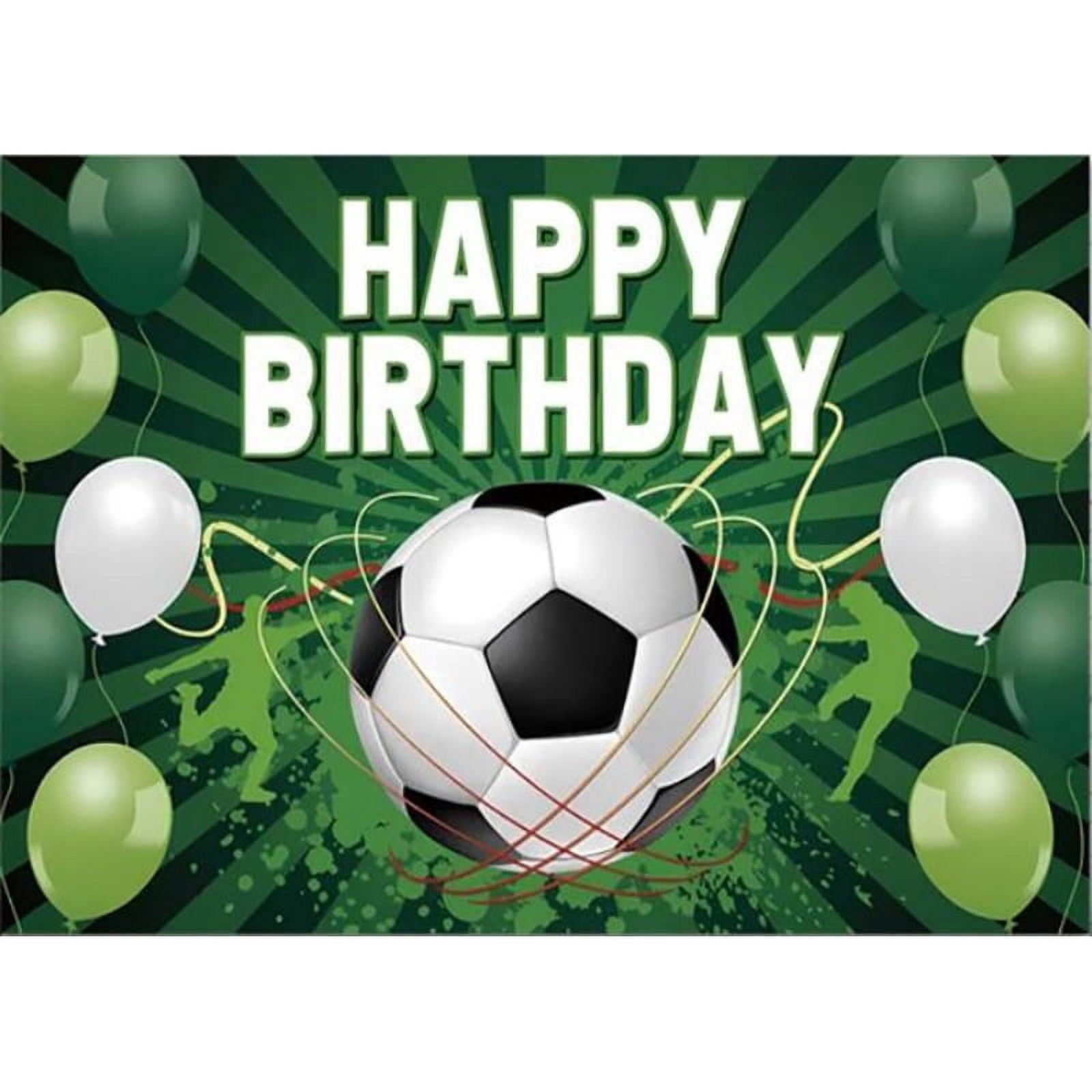 Soccer Theme Happy Birthday Photography Backdrop Props Boy Party ...