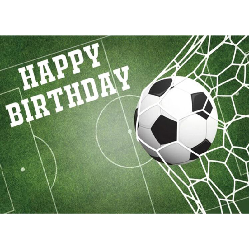Soccer Theme Happy Birthday Photography Backdrop Props Boy Party ...