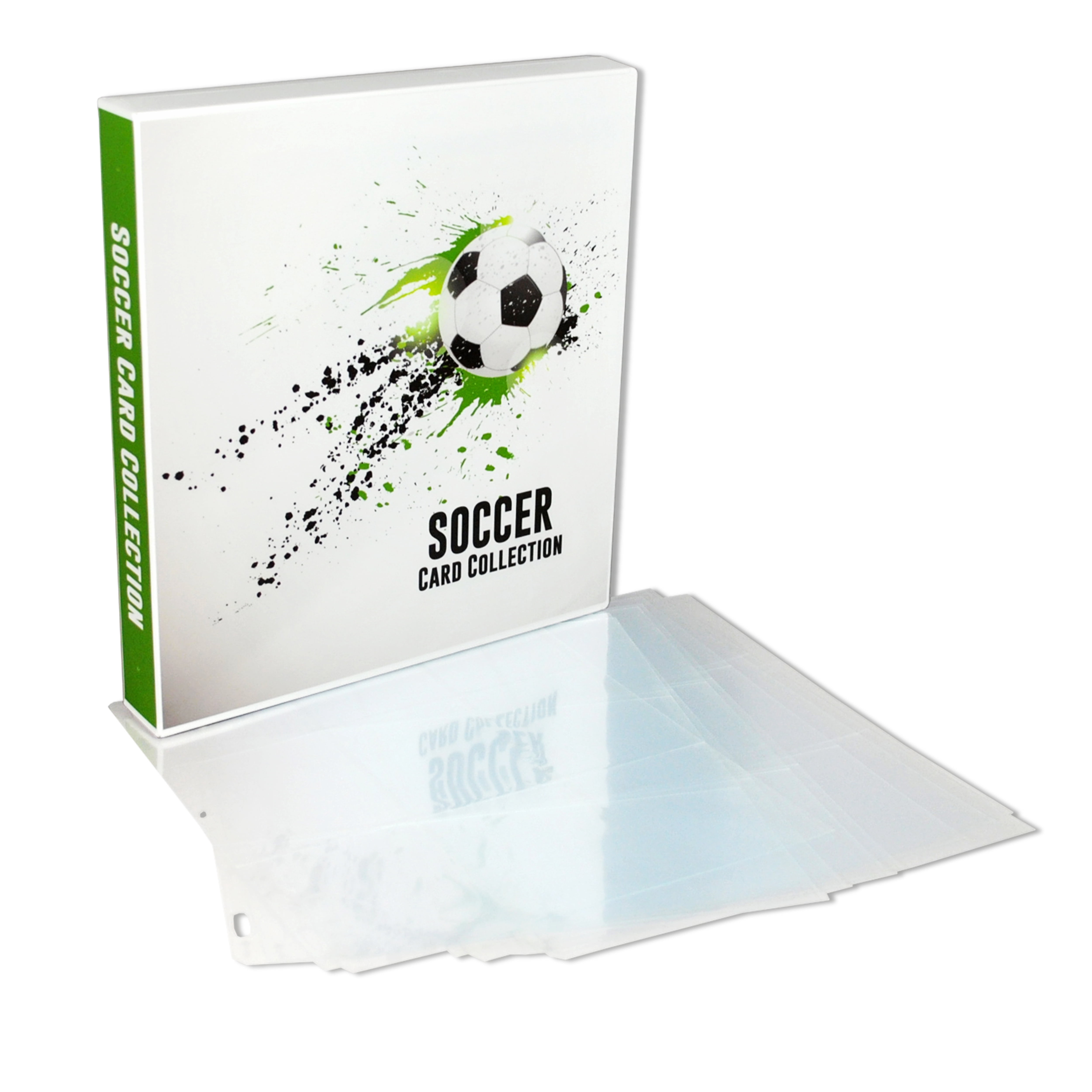 UniKeep Soccer Card Collector's Binder Kit with Case, Holds 180 Cards ...