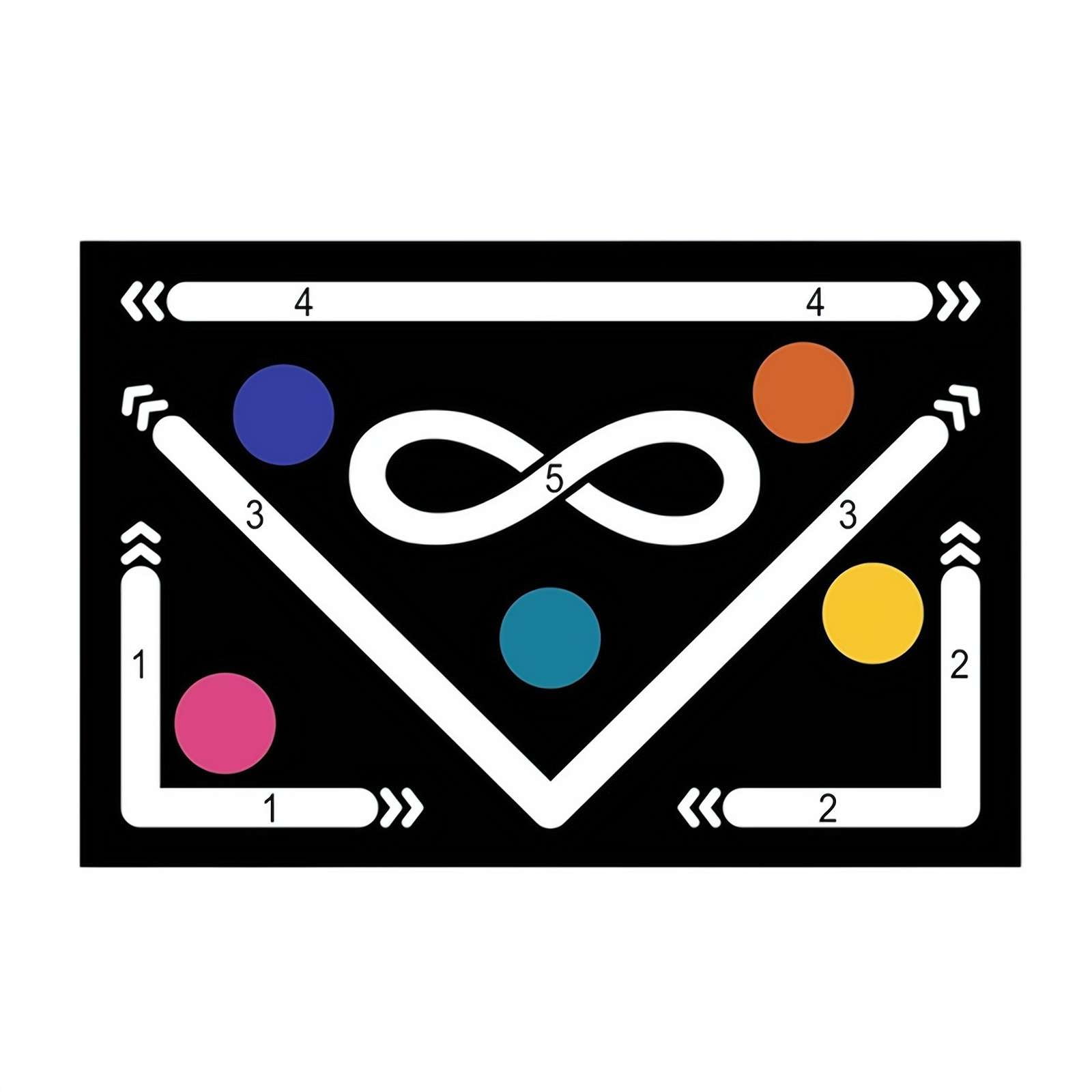 Soccer Training Mat, Football Footstep Training Mat, Soccer Practice ...