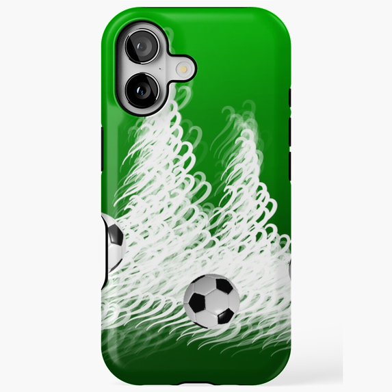 Soccer Trees Festive Holiday 2025 Design Case for iPhone 17 to 11 Pro ...