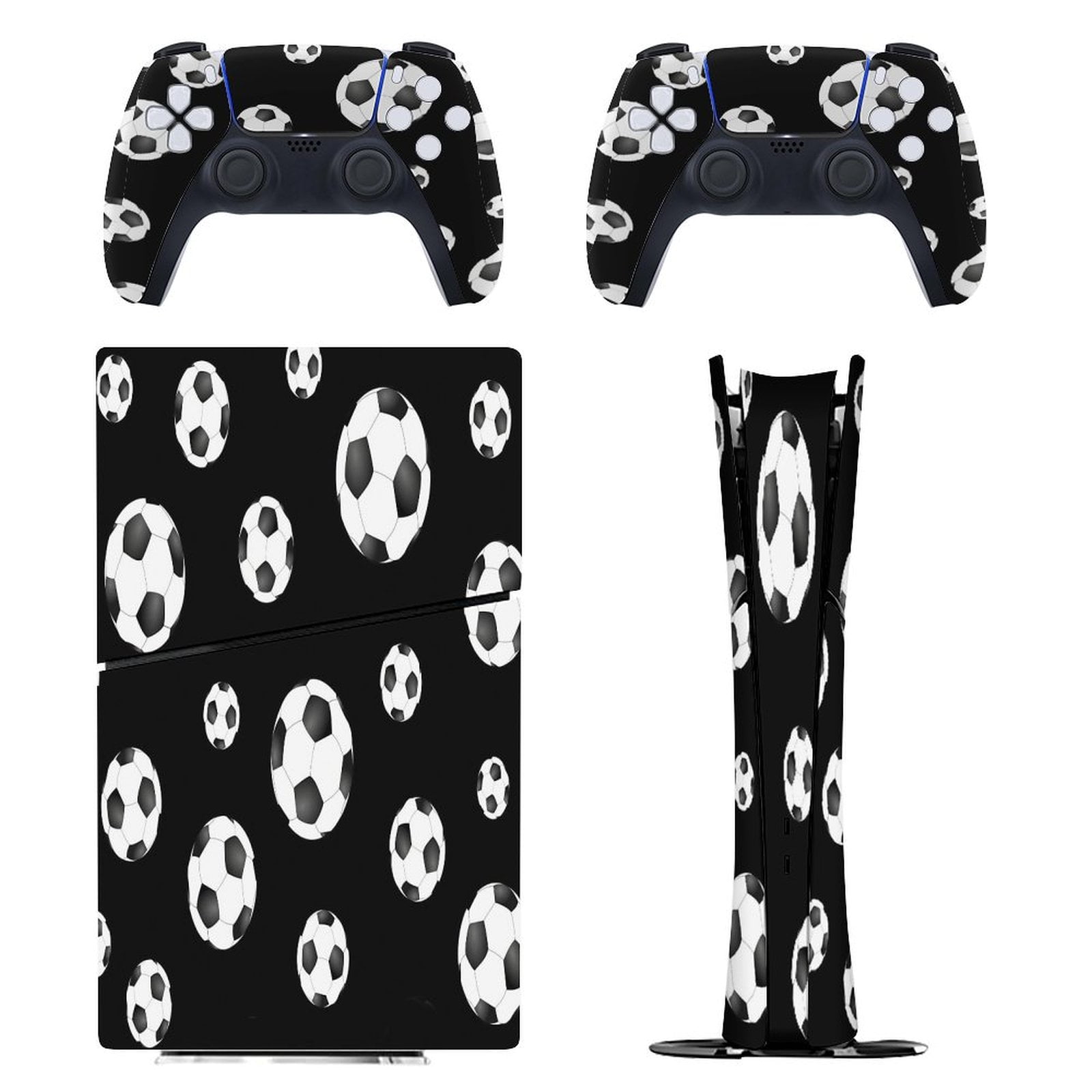 Soccer Vector Background PS5/PS5 Pro/PS5 Slim Digital Disc Skin Sticker ...