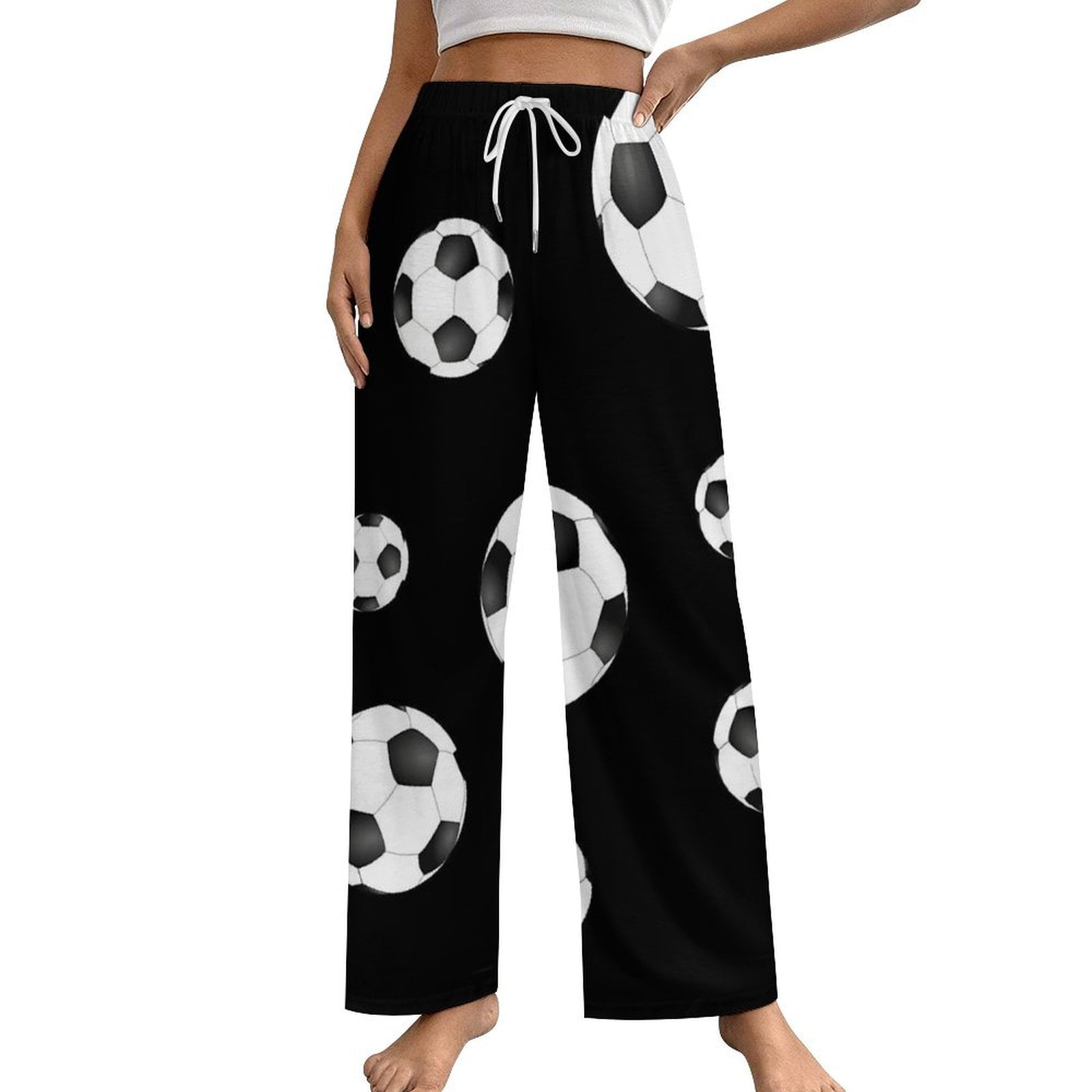 Soccer Vector Background Women's Pajamas Pajama Pants Women's Sleepwear ...