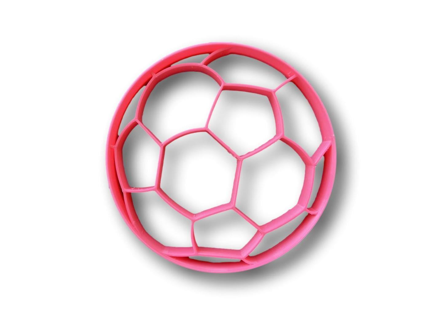 Soccer ball Cookie Cutter- Fast Shipping - Sharp Edges - Exceptional ...