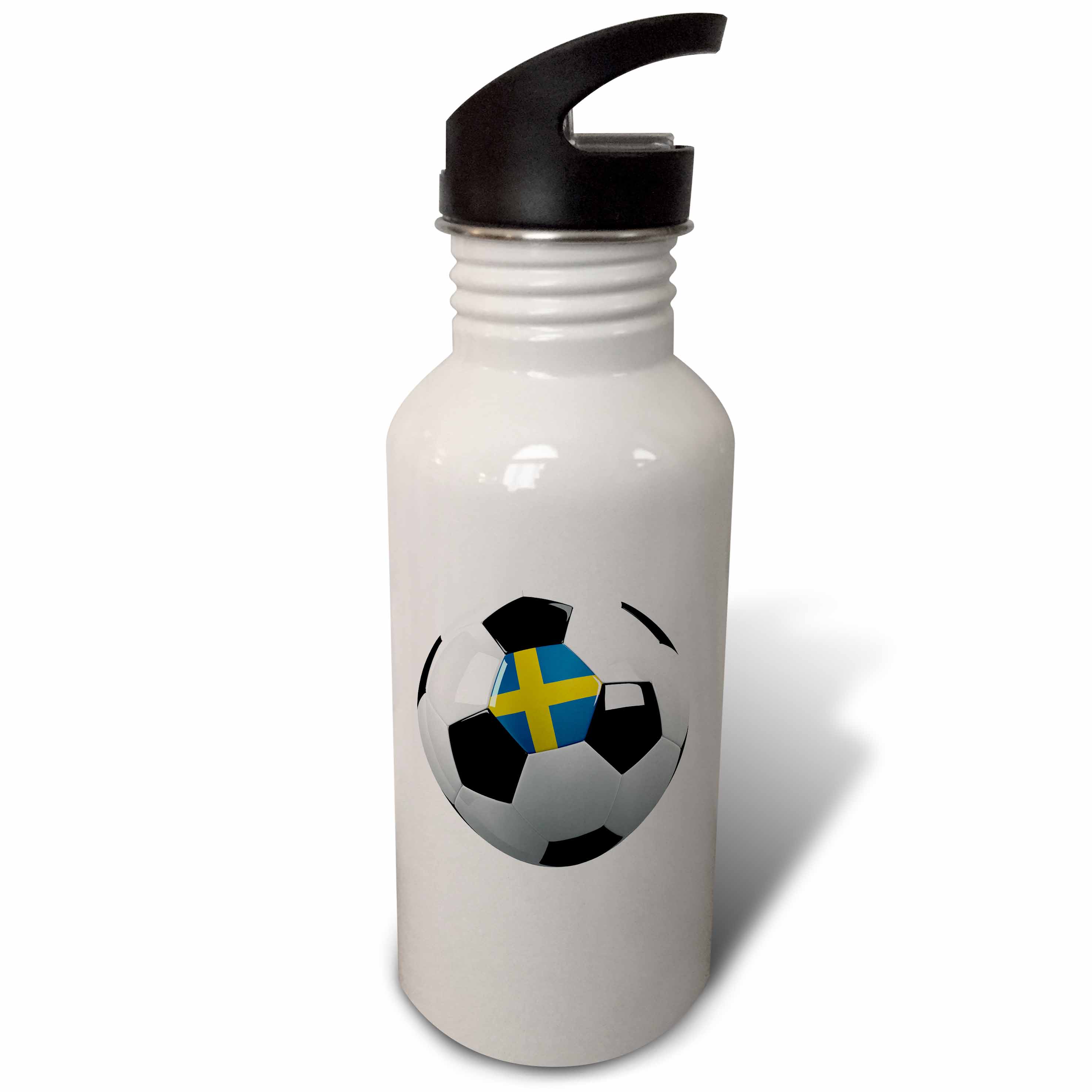 Soccer ball with the national flag of Sweden on it Swedish 21 oz Sports ...