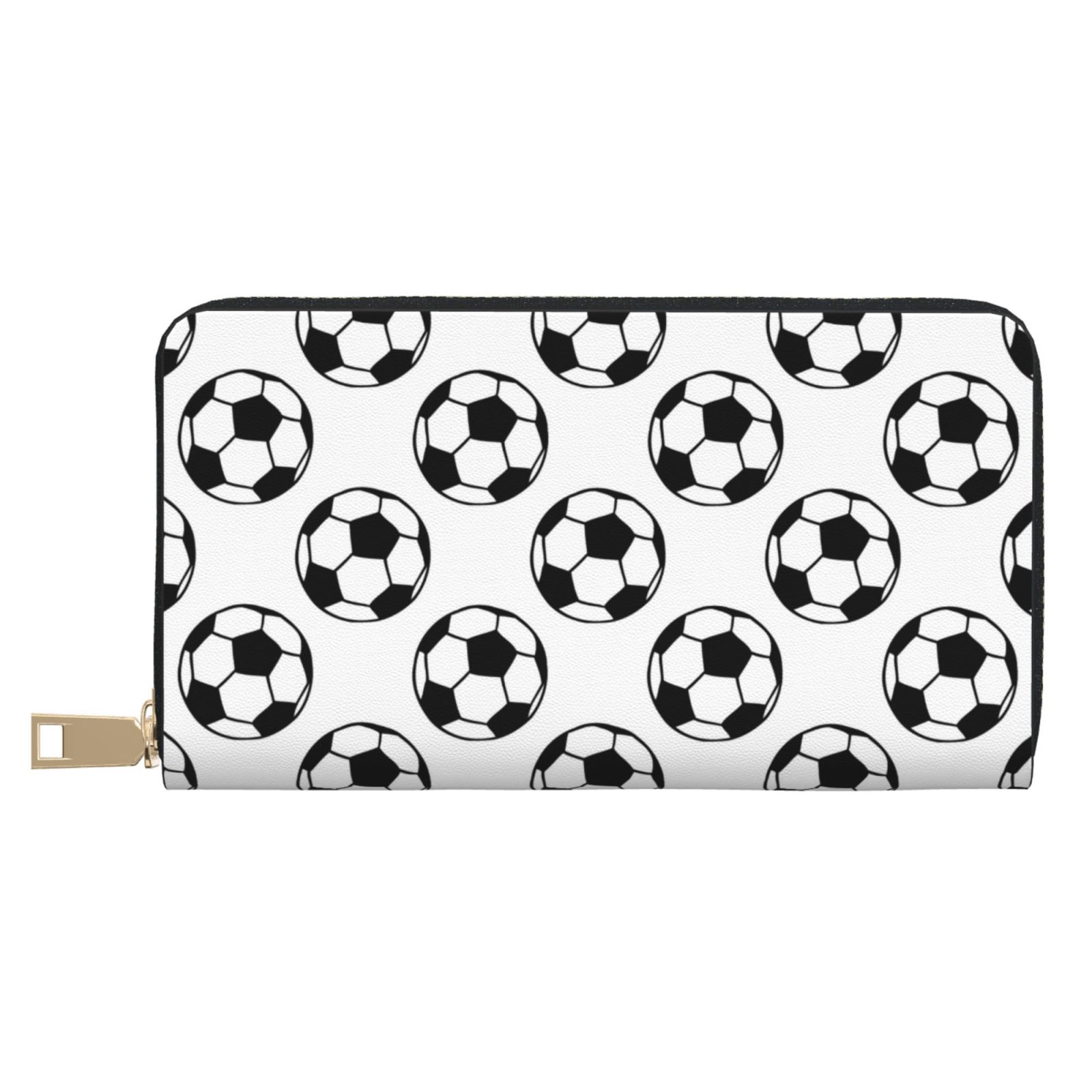 Soccer football balls white cool Wallet Women, Leather Bifold Multi ...