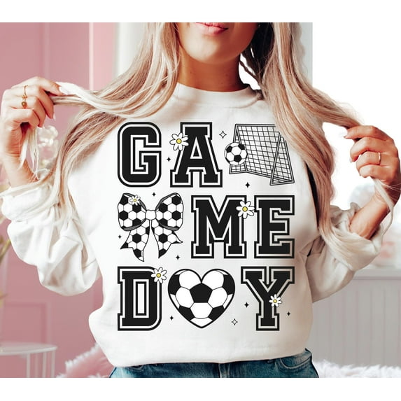 SoccerSoccer Game DayCoquette SoccerShirt Design, Soccer MamaSoccer ...