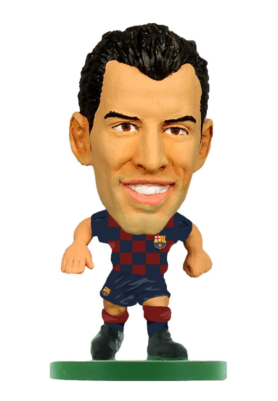 SoccerStarz Barcelona Sergio Busquets Home Kit (2020 Version) - Walmart.com