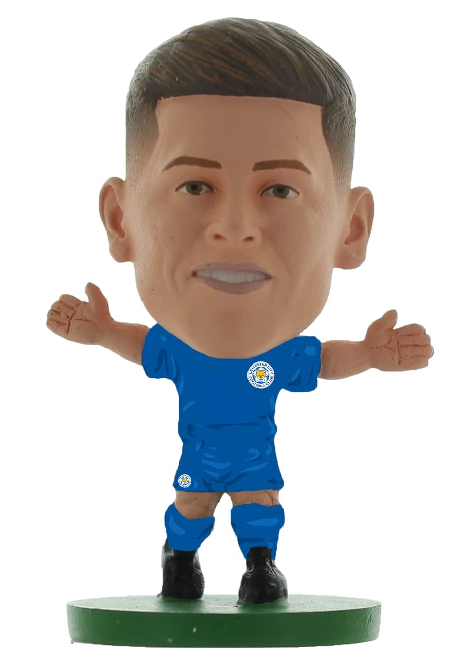 SoccerStarz Harvey Barnes Leicester City FC Home Kit (New Classic ...