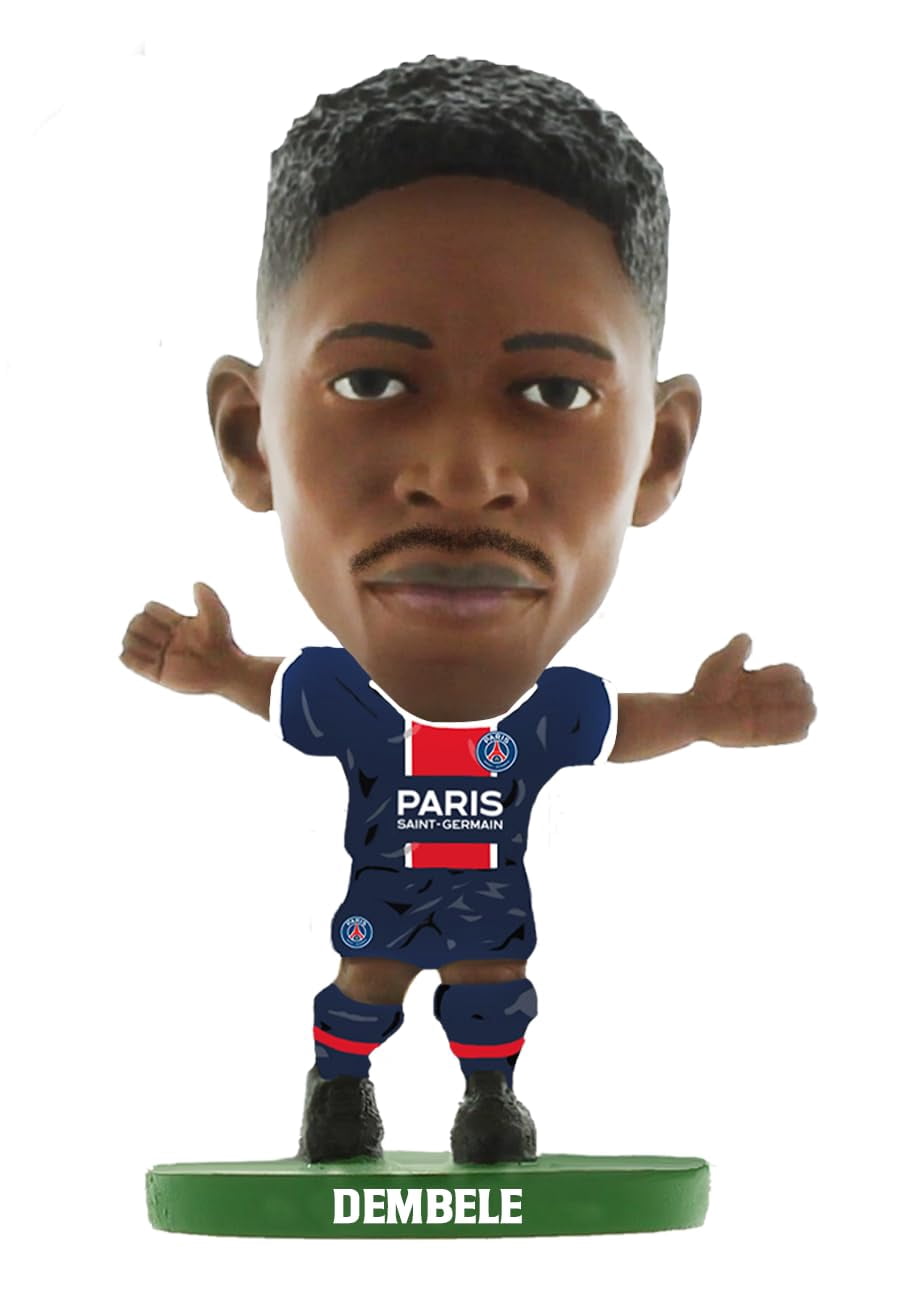 SoccerStarz - Paris St Germain Ousmane Dembele - Home Kit (Classic Kit ...