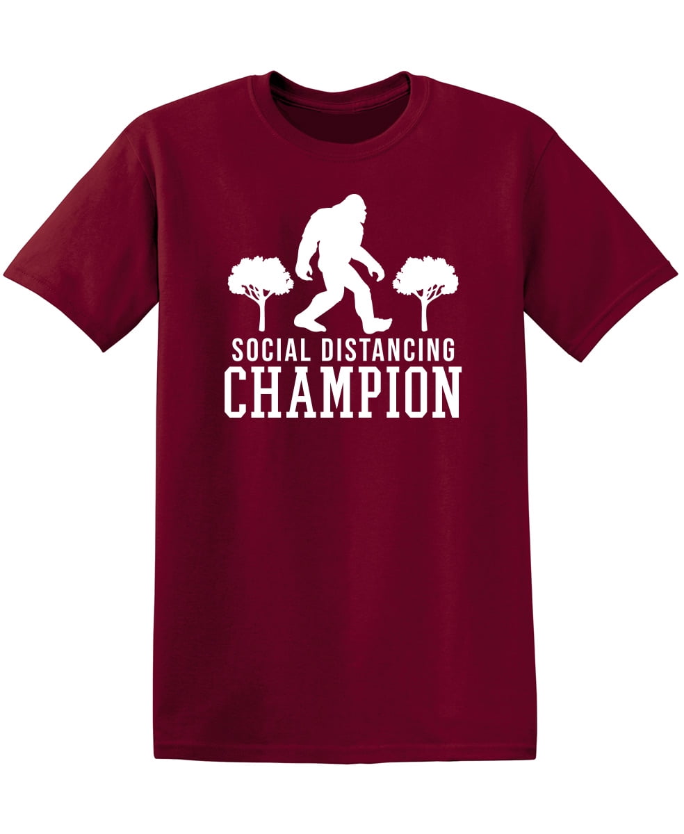 Social Distancing Champion Christmas Apparel Adult Humor Novelty ...