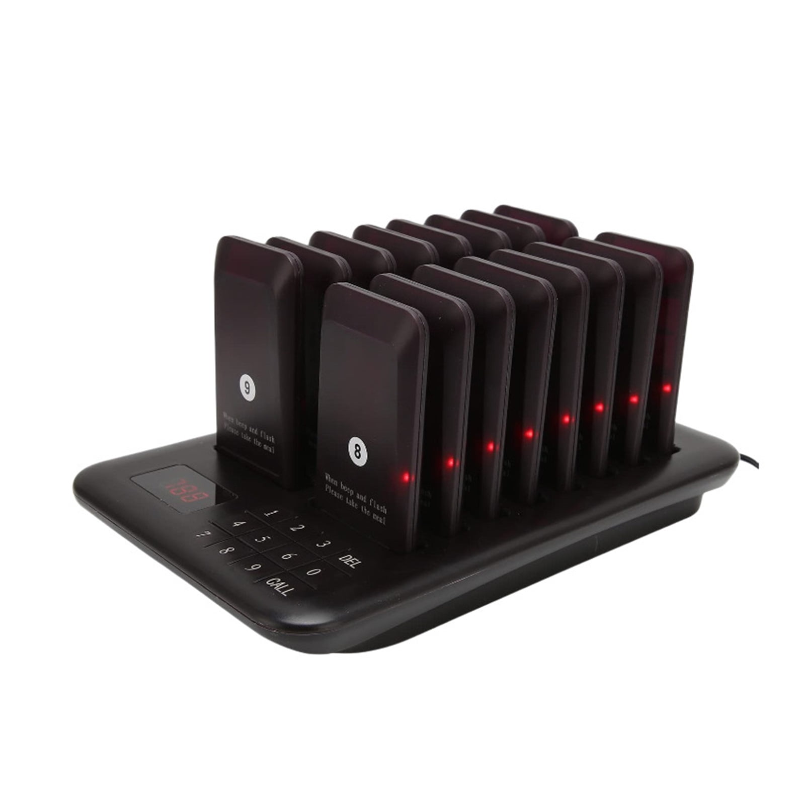 Social Distancing Keeping Pagers for Restaurants Paging System ,16 Pagers Buzzers Waiting Paging ...