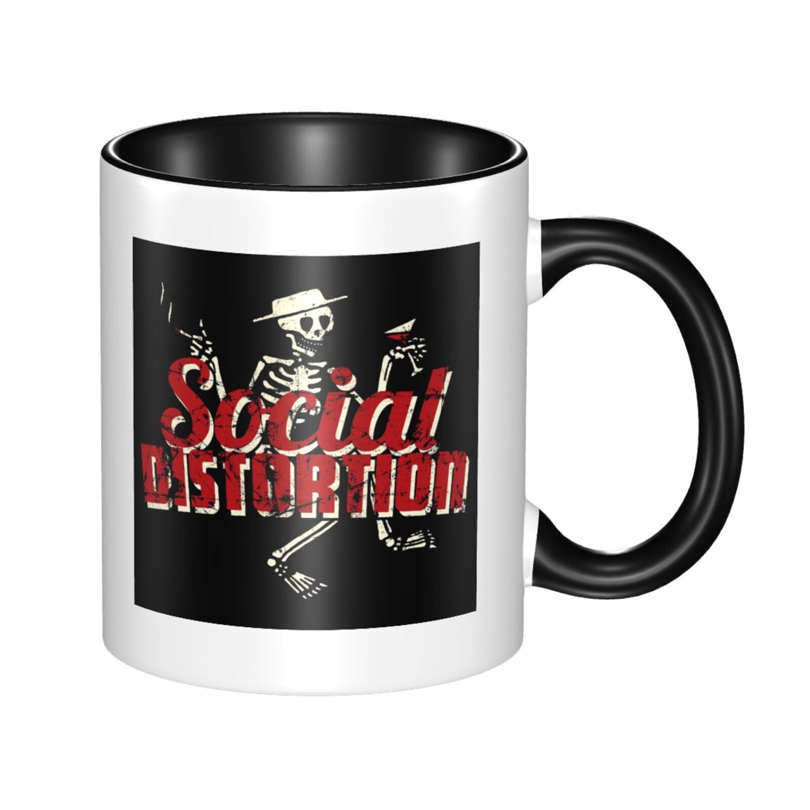 Social Distortion 11 oz Coffee Mug with Handle Ceramic Tea Cup Novelty ...