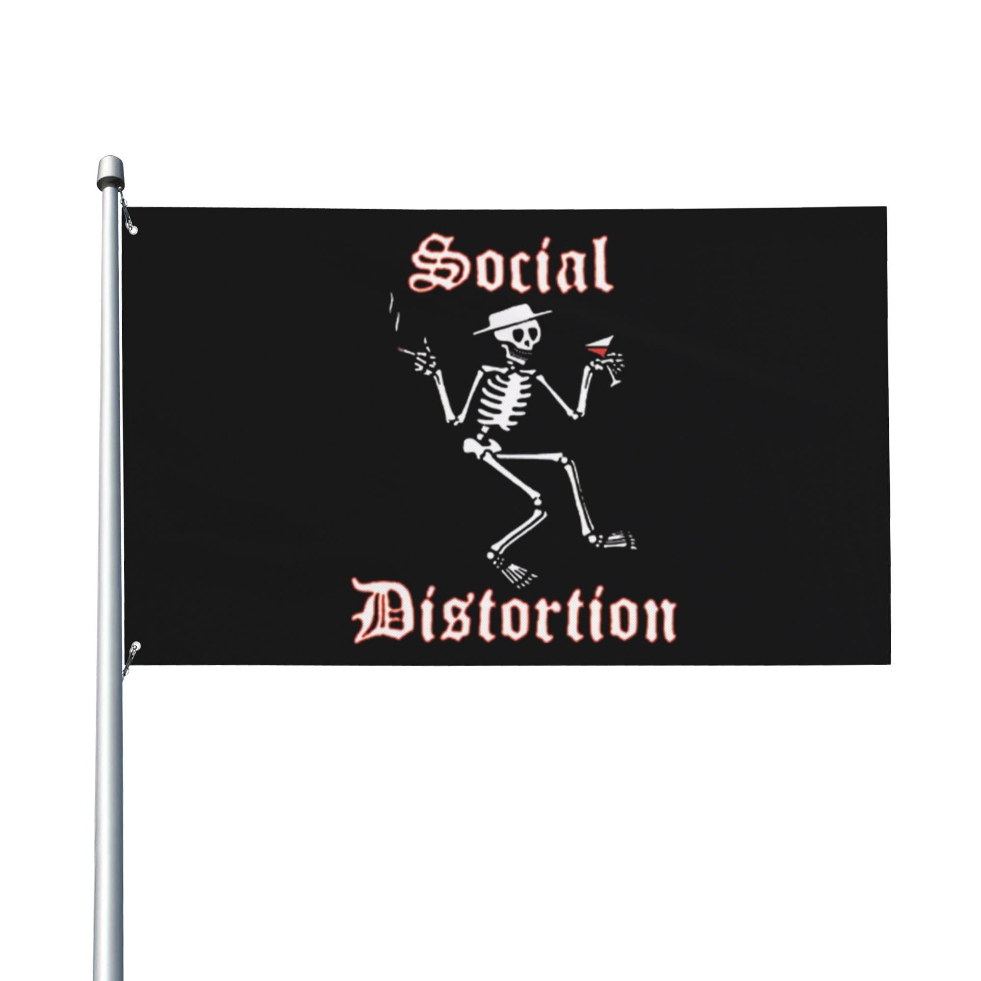 Social Distortion Flag Outdoor Decorative Flag Garden Flag Landscape ...