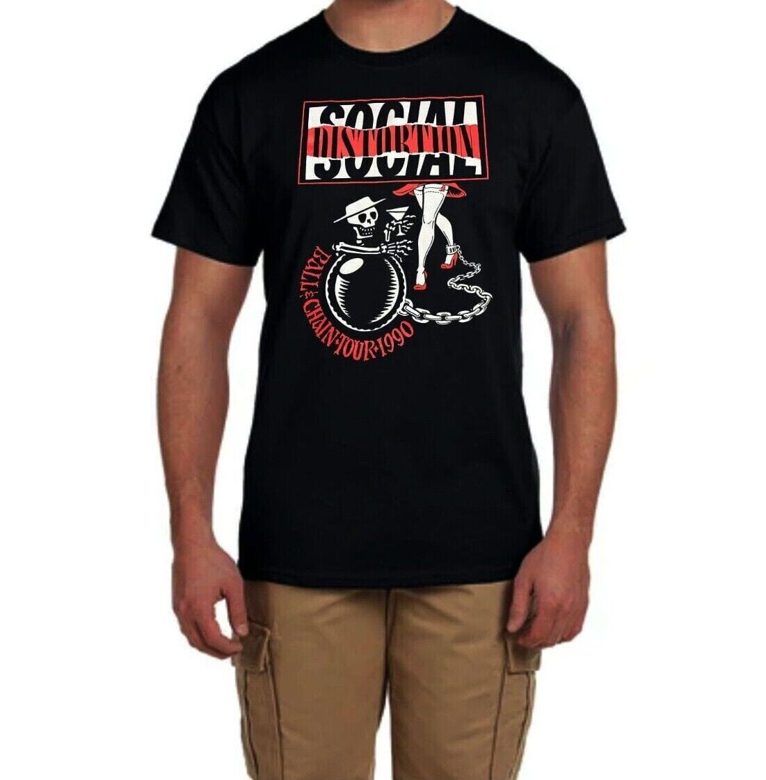 Social Distortion N Rock Band Men's T-Shirts (Multiple Variations ...