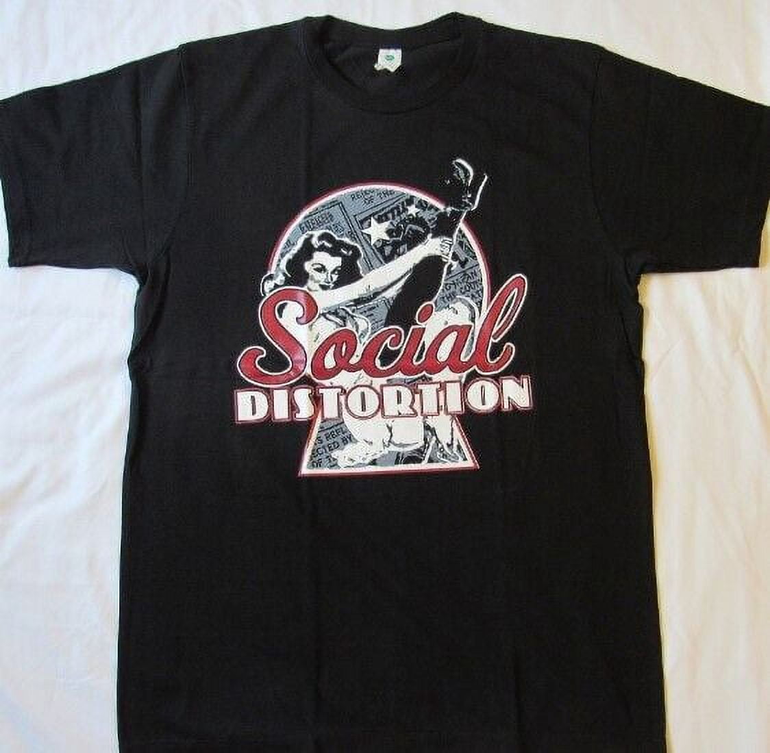 Social Distortion rock band shirt, Keyhole Girl Logo T-shirt TE3368 ...