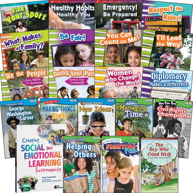 Social Emotional Collection: Social Emotional 20-Book Set with Shell ...
