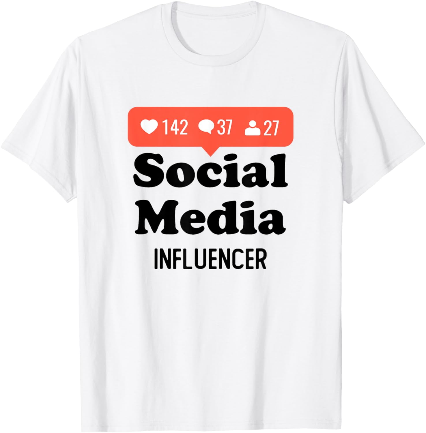 Social Media Influencer Simple Halloween Costume Dream Job T-Shirt ...
