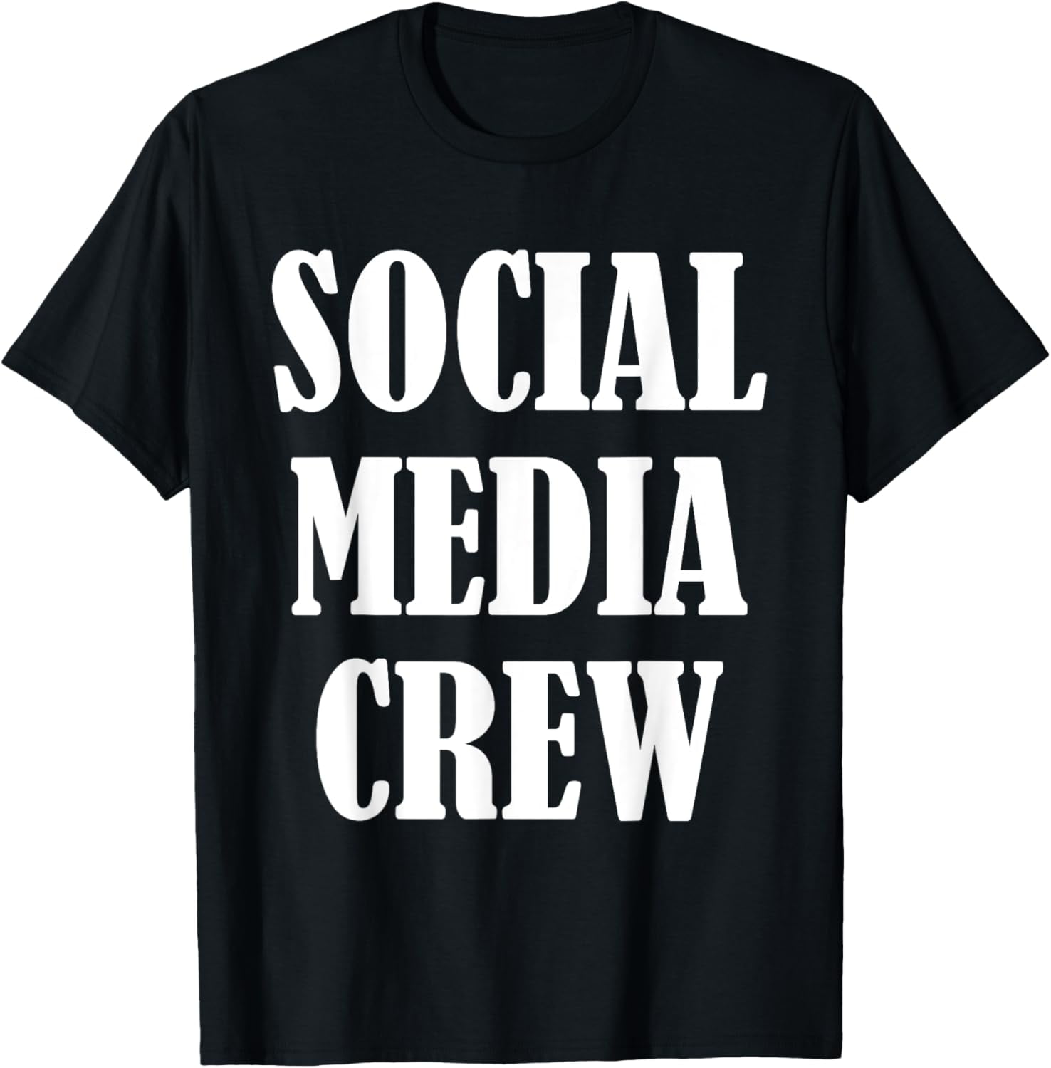Social Media Staff Uniform - Social Media Crew T-Shirt - Walmart.com