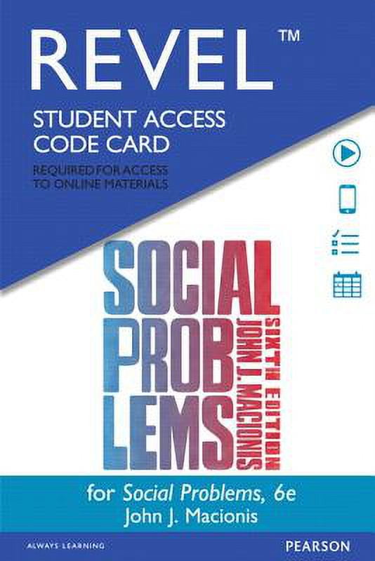 Social Problems Revel Access Code - Walmart.com