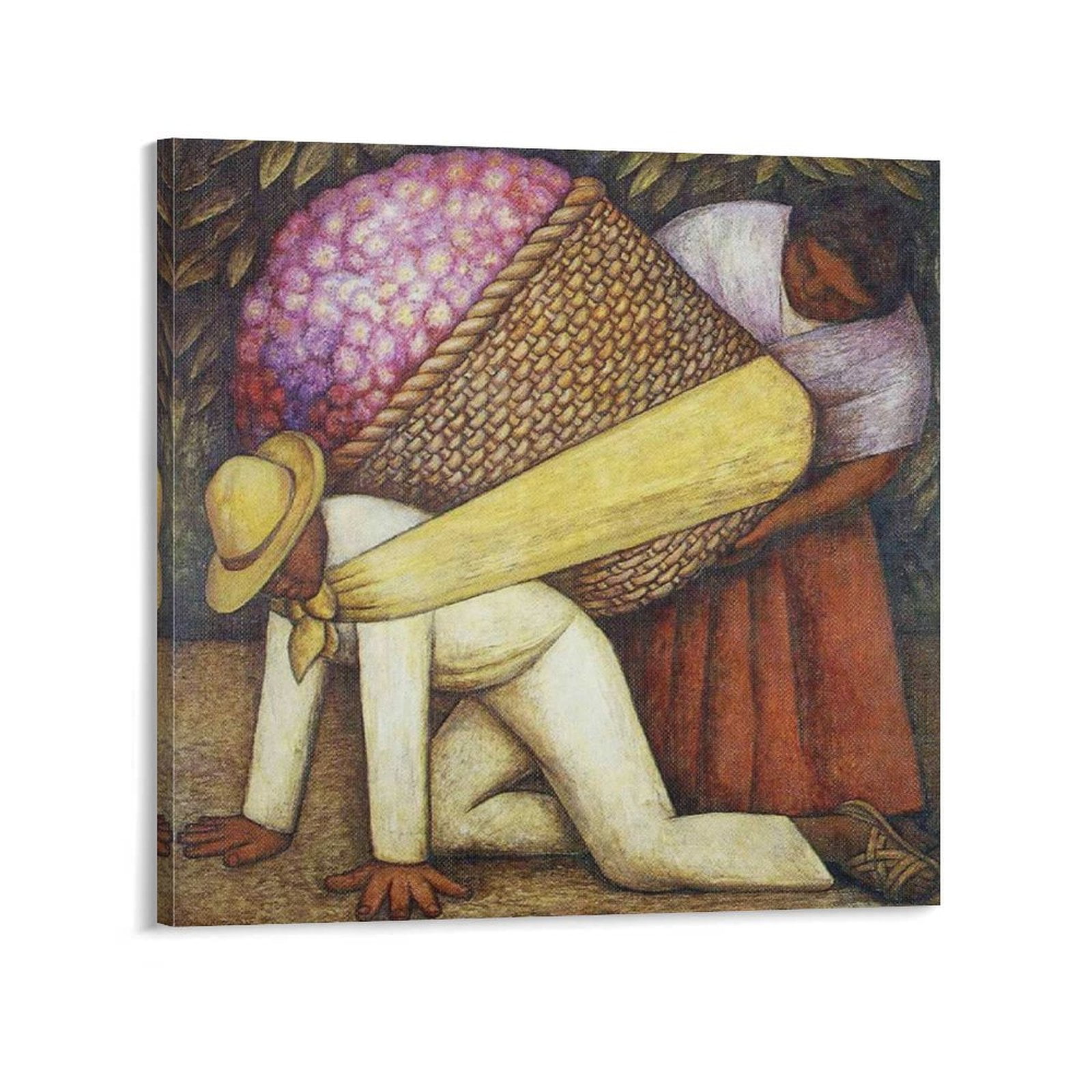Social Realist Artists Diego Rivera Flower Carrier Poster Art Poster ...