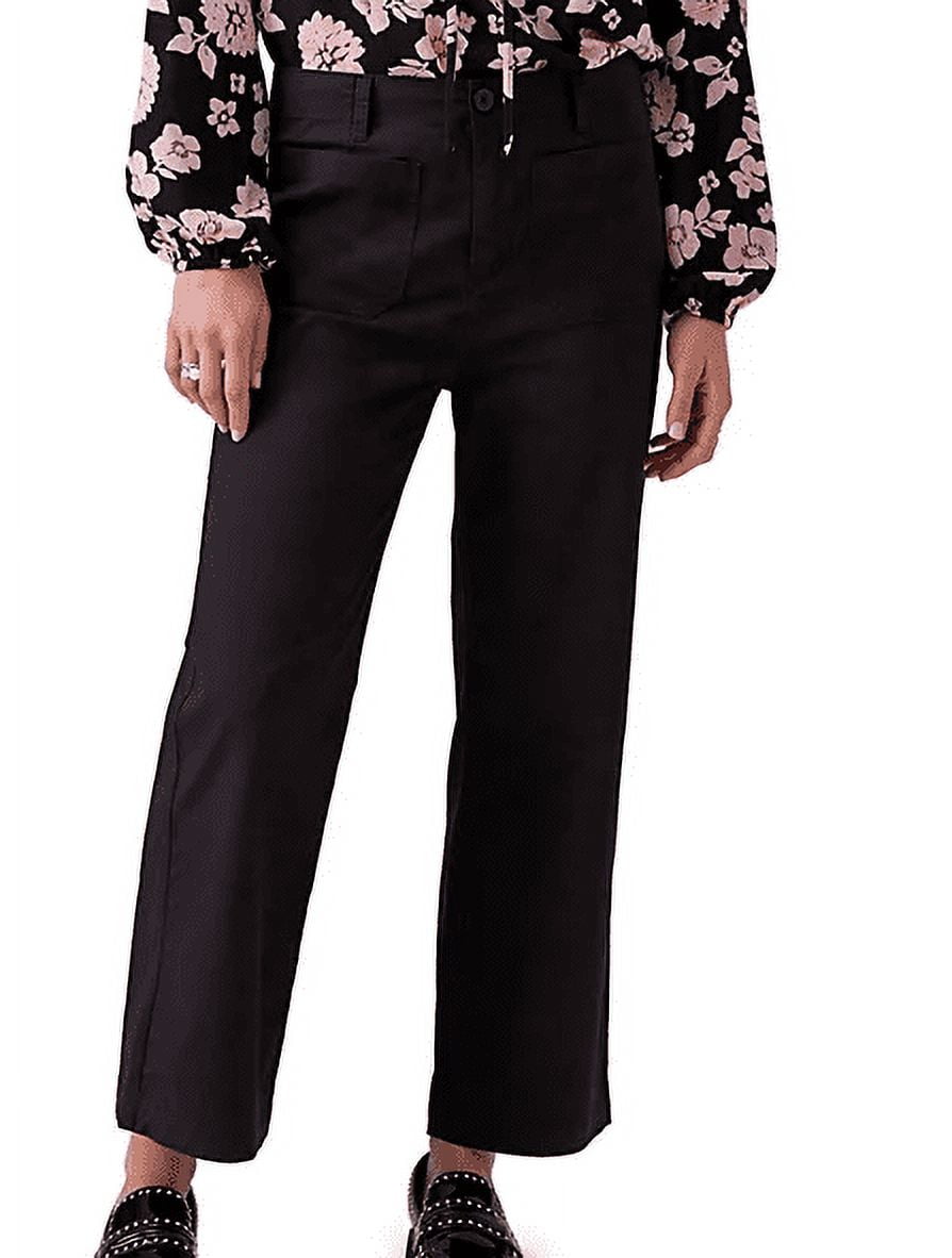 Social Standard Women's High Rise Straight to Wide Leg Twill Juliet ...